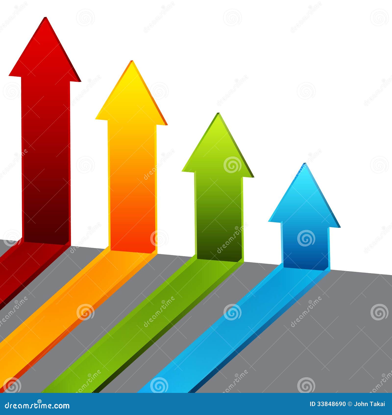 Wall Racing 3D Arrows stock vector. Illustration of colorful - 33848690