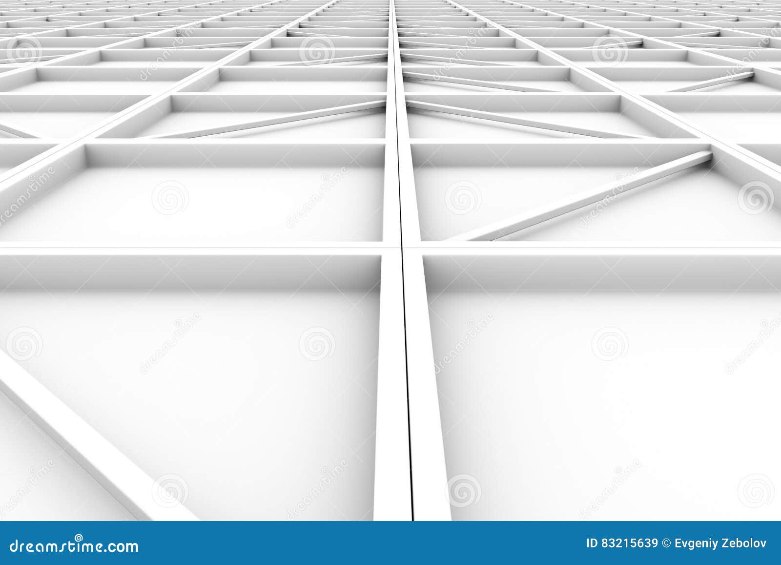 Wall of Rectangle Tiles with Diagonal Elements Stock Illustration ...