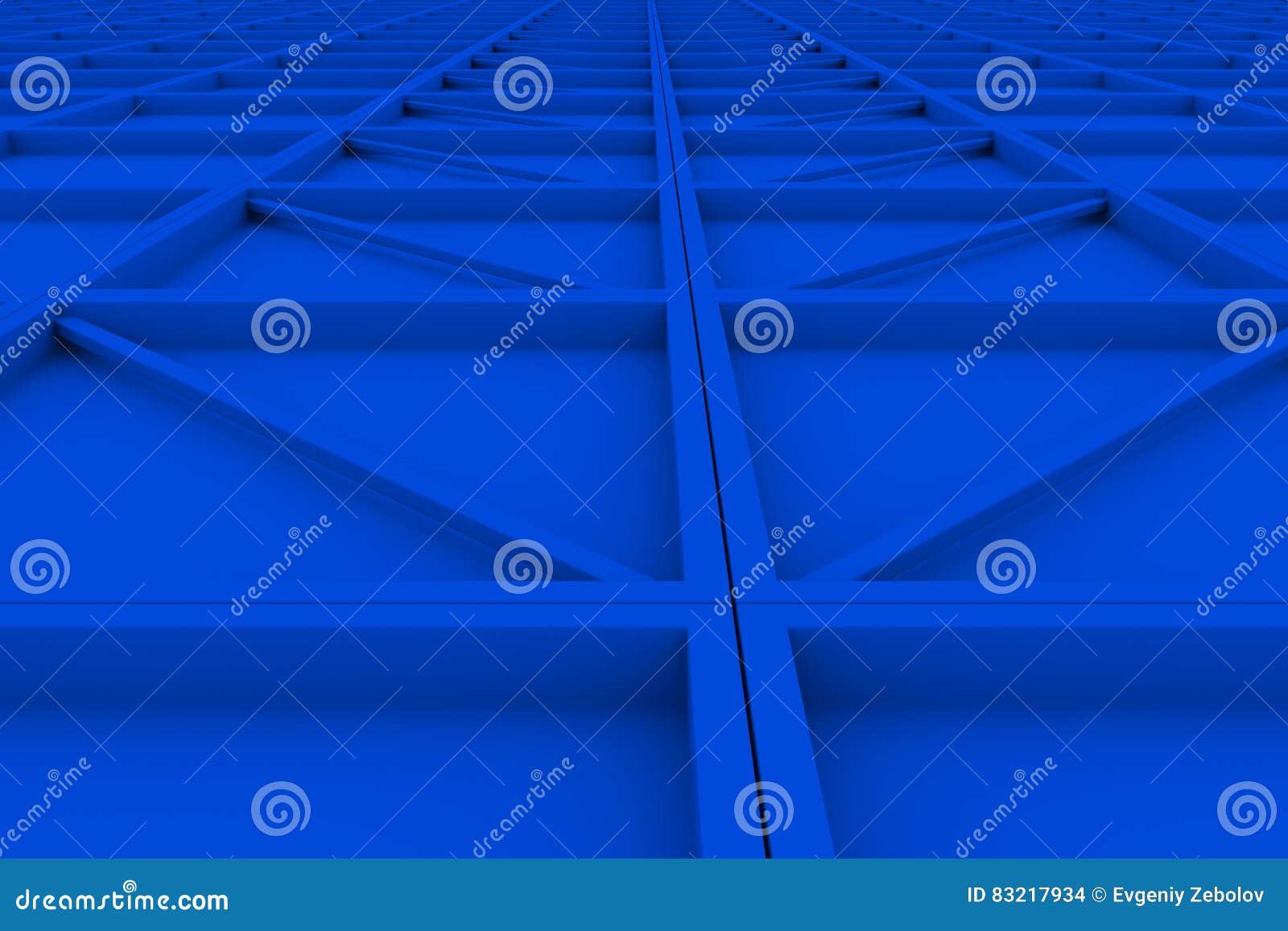 Wall of Rectangle Tiles with Diagonal Elements Stock Illustration ...