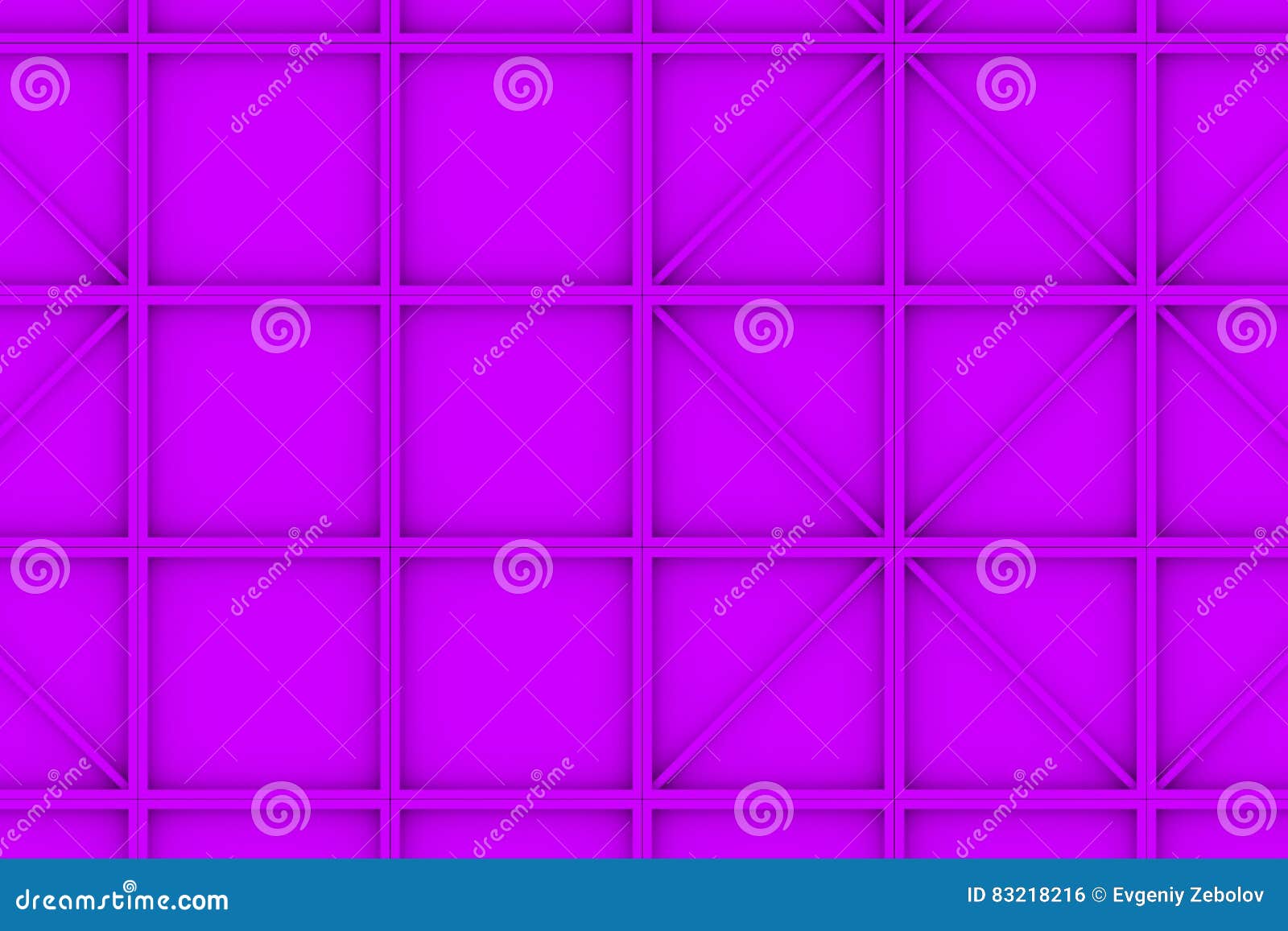 Wall of Rectangle Tiles with Diagonal Elements Stock Illustration ...