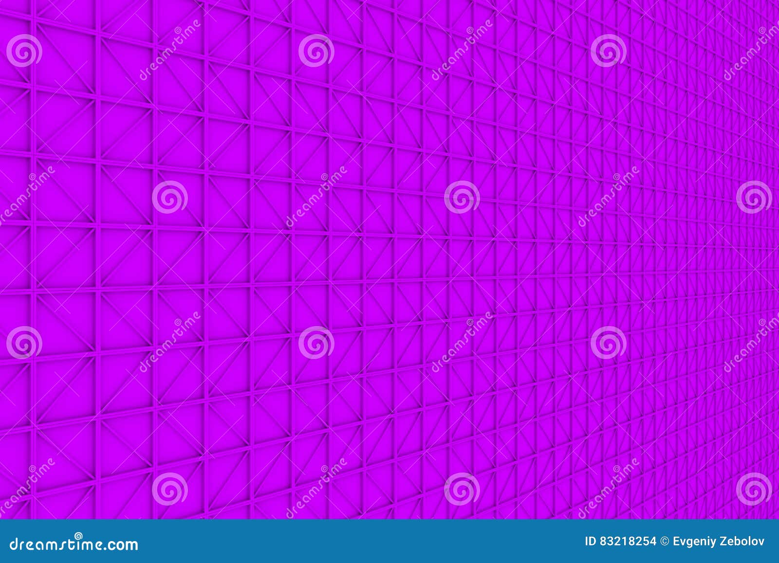 Wall of Rectangle Tiles with Diagonal Elements Stock Illustration ...