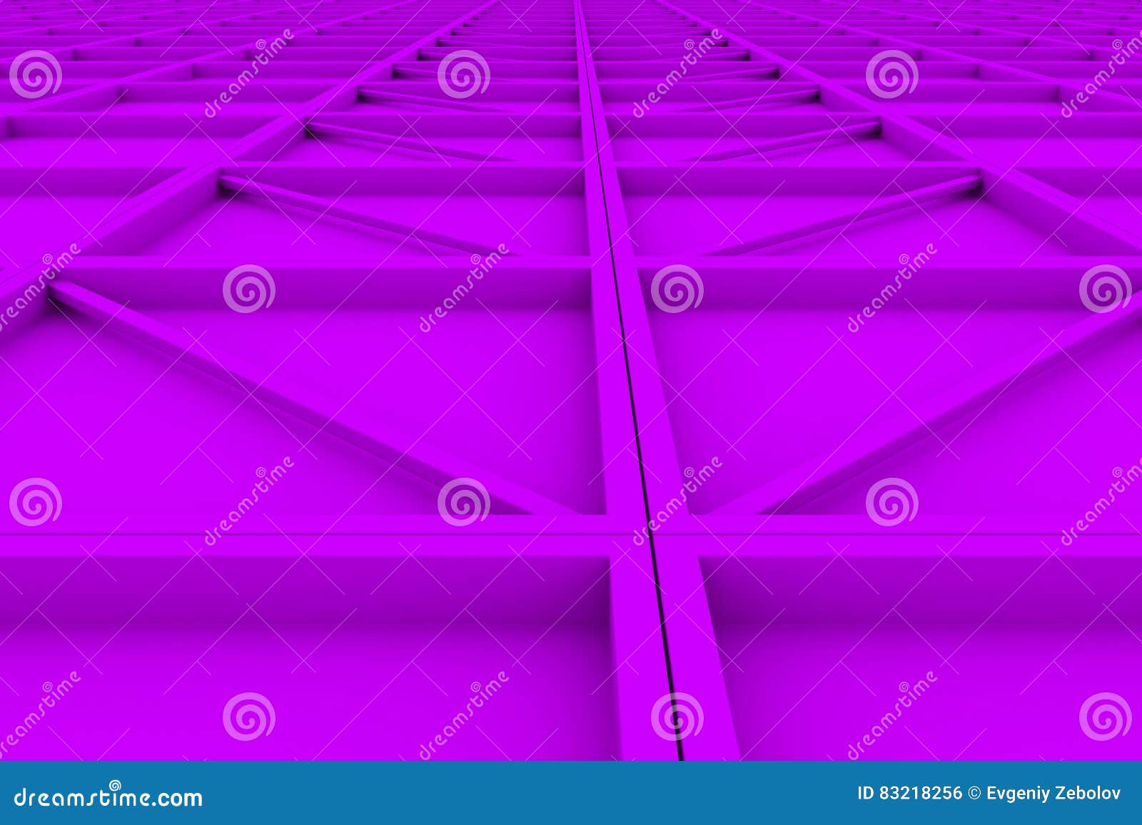 Wall of Rectangle Tiles with Diagonal Elements Stock Illustration ...