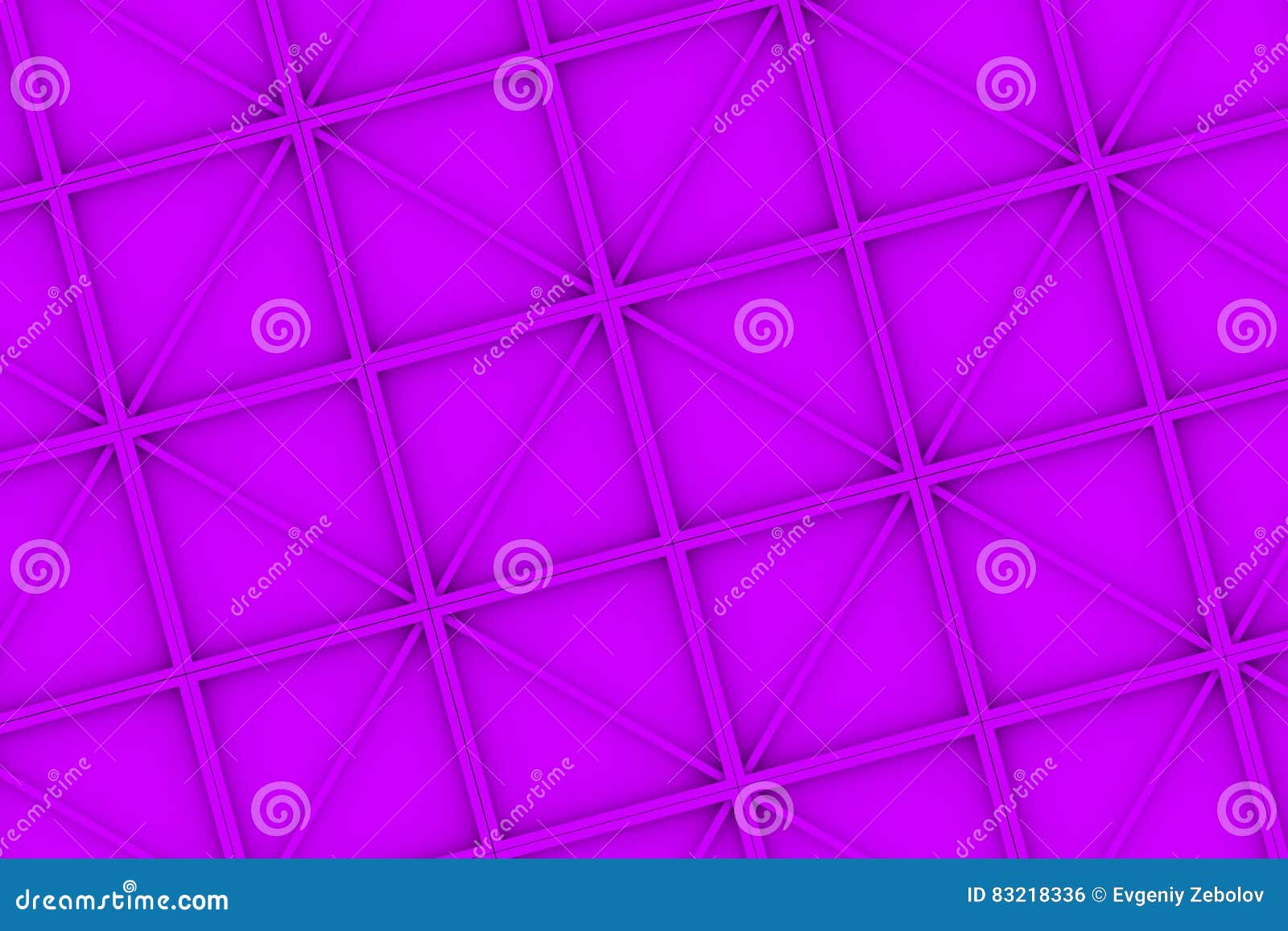 Wall of Rectangle Tiles with Diagonal Elements Stock Illustration ...