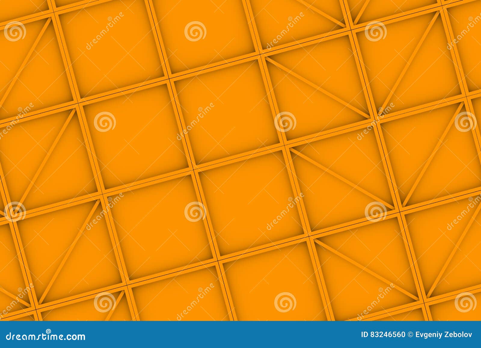 Wall of Rectangle Tiles with Diagonal Elements Stock Illustration ...