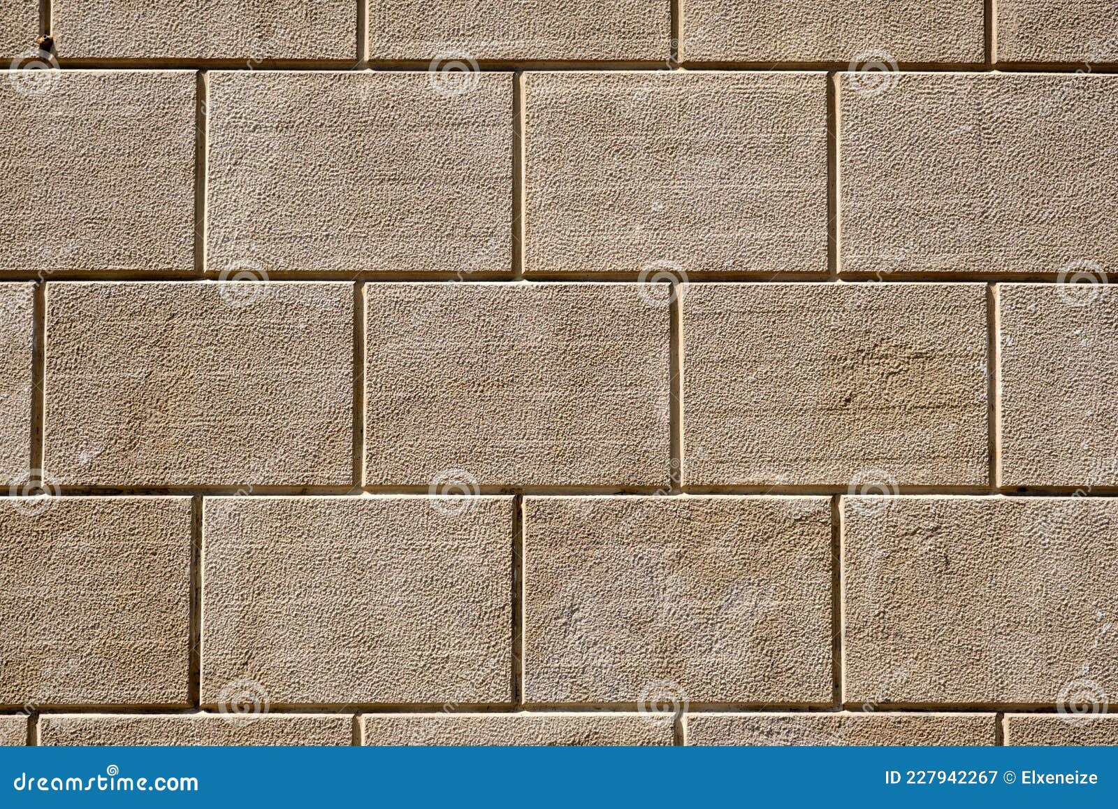 Wall with Rectangular Brown Stone Slabs Stock Image - Image of building ...
