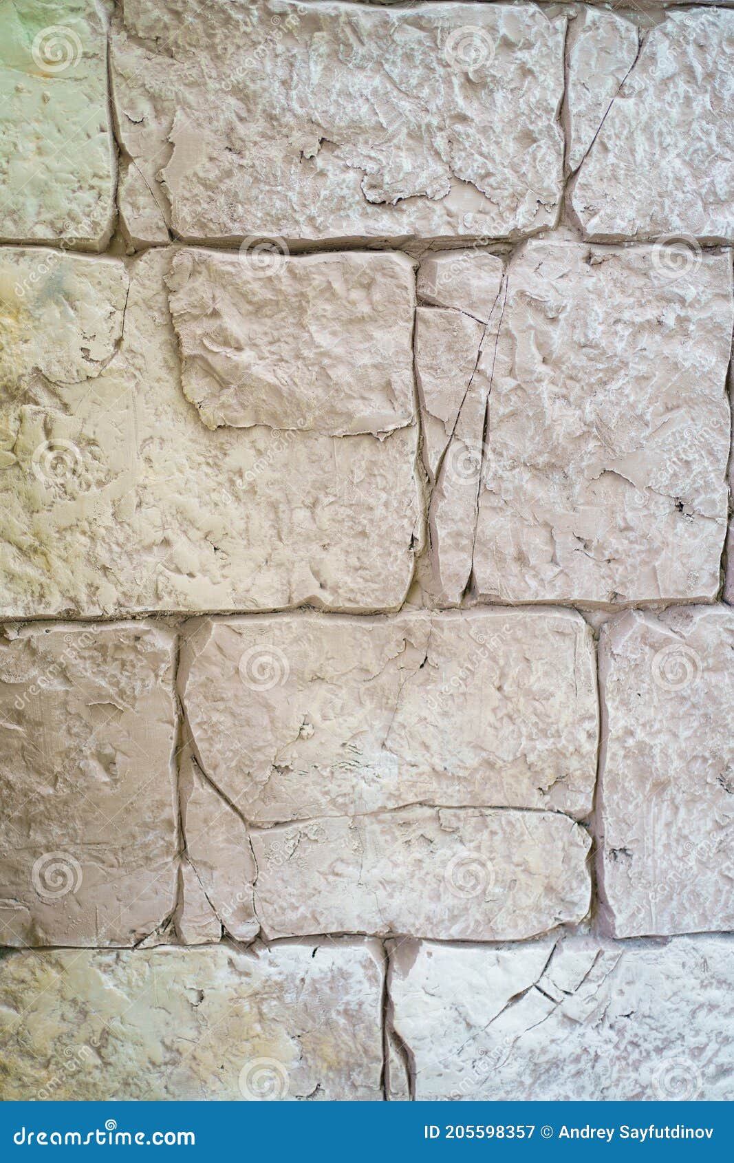 Wall of Rectangular Stone Bricks. Background and Texture of ...
