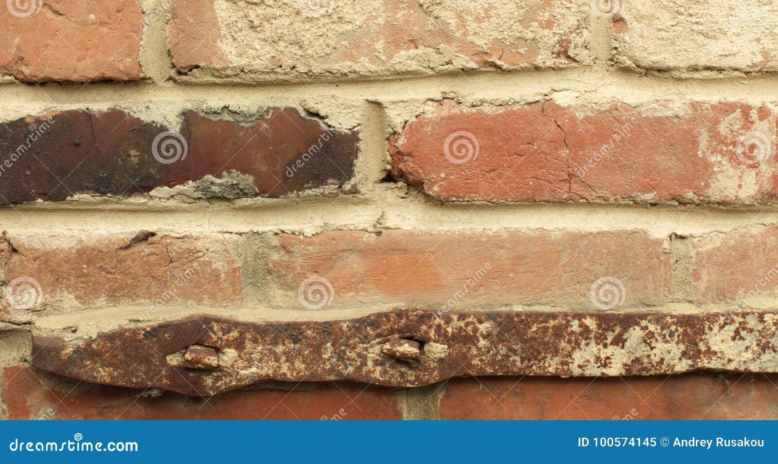 Wall of red brick stock image. Image of wall, gloomy - 100574145