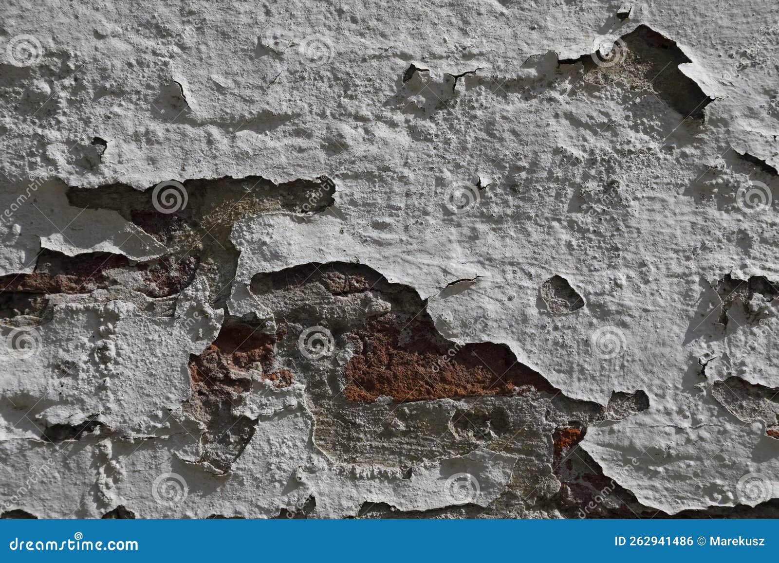 The Wall of Red Bricks with Plaster Falling Off Stock Photo - Image of ...