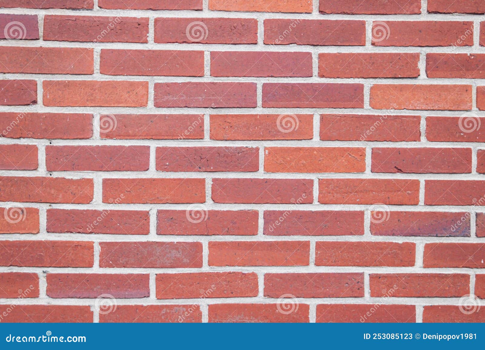 Wall with Red Small Bricks, Background for a Screensaver with a Place ...