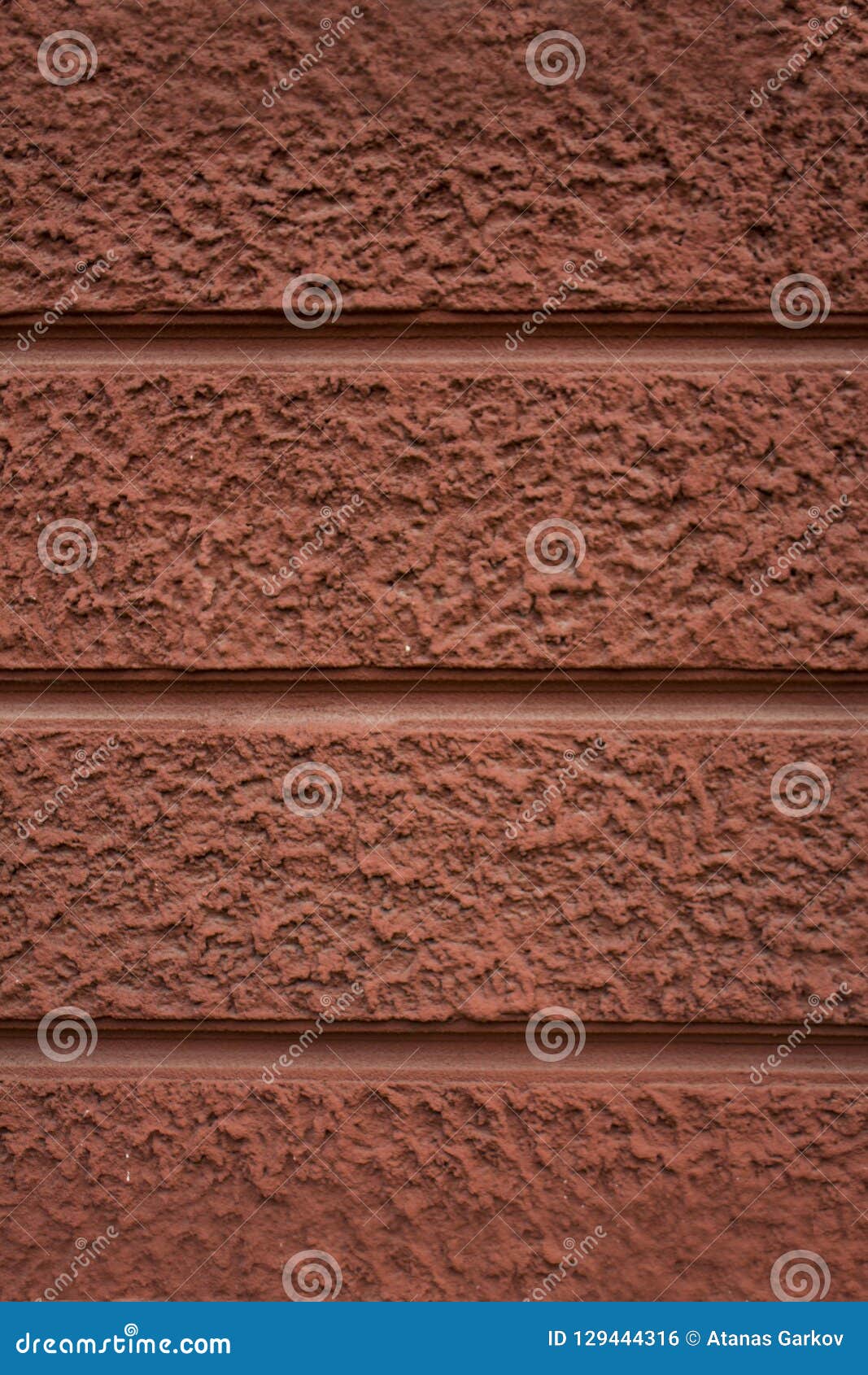 Wall Reddish Decorative Concrete Texture Outside a Building. Stock ...