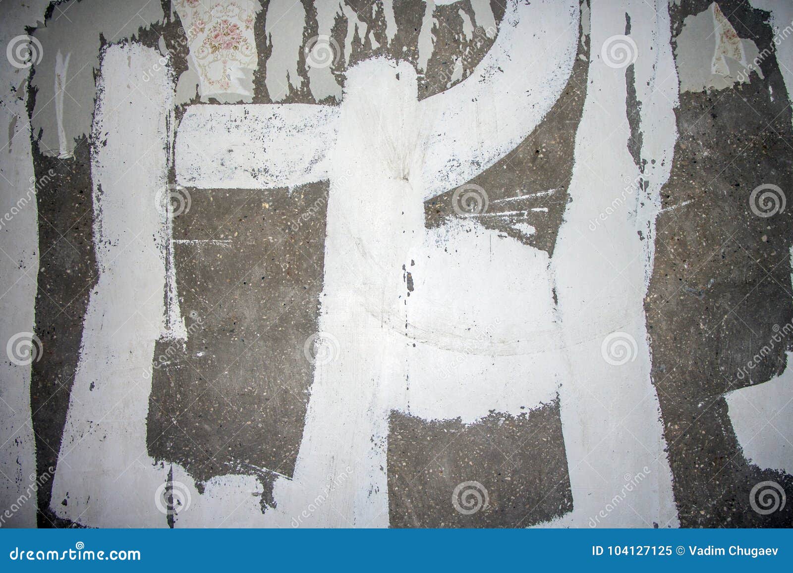 Wall. Repair stock image. Image of interior, paint, cracked - 104127125