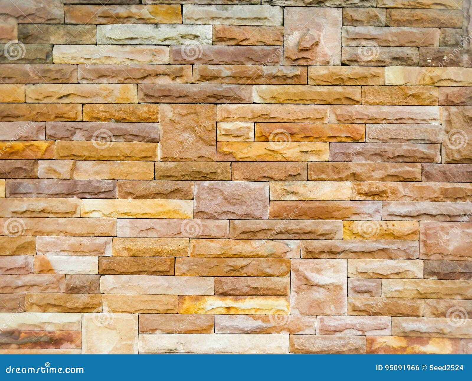 Wall with rock tile stock photo. Image of house, modern - 95091966