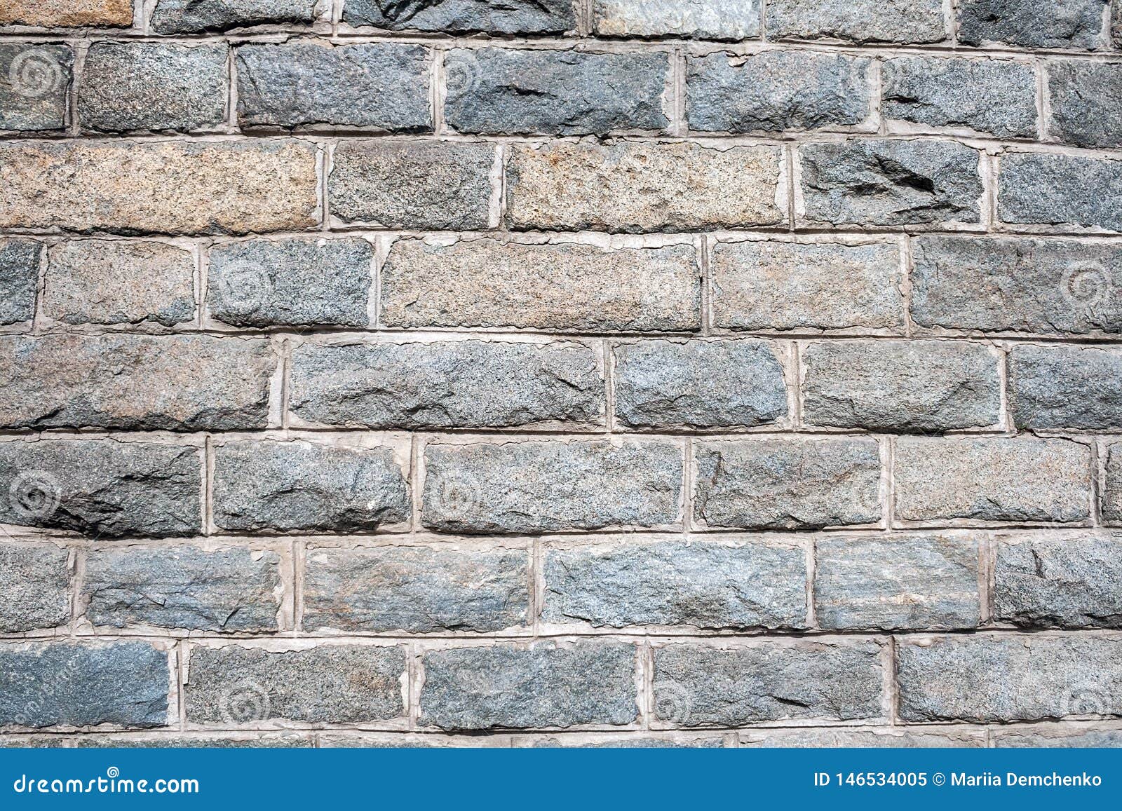 A Wall of Rough Bricks with Cement Grout between Them Stock Image ...