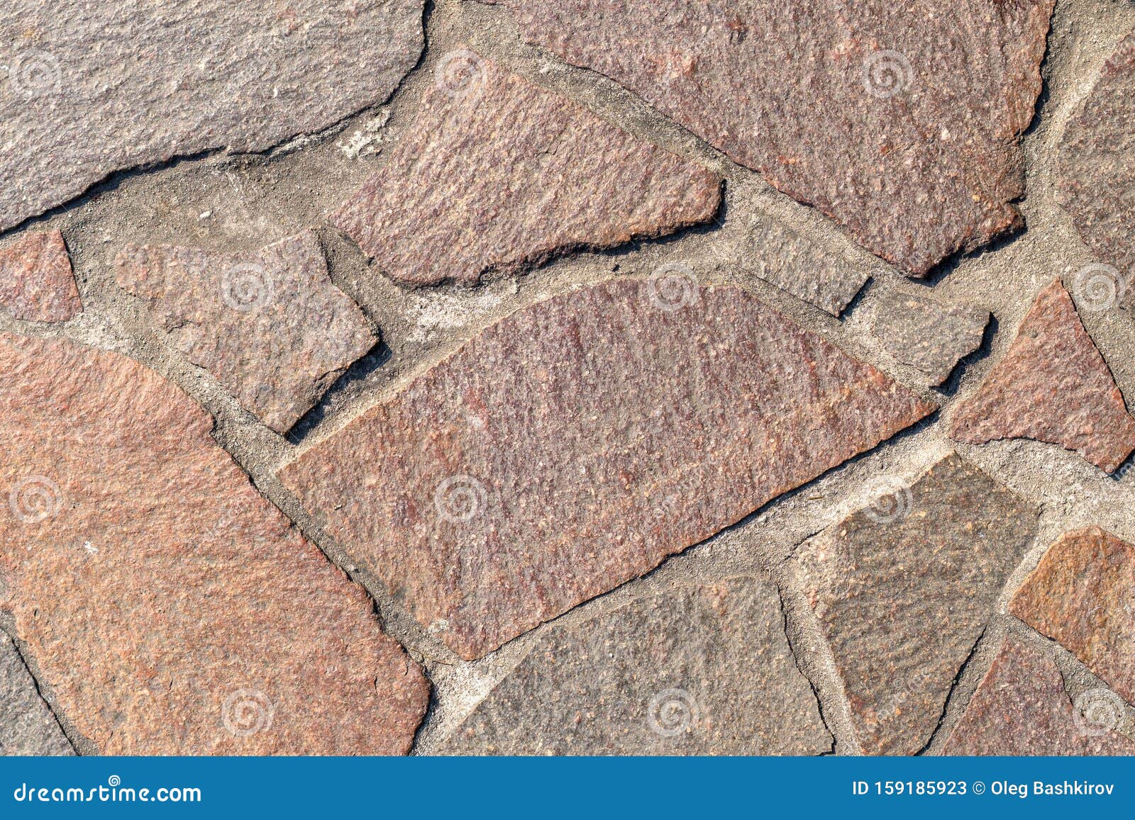 A Wall of Rough Stones of Irregular Shape As a Natural Background for ...