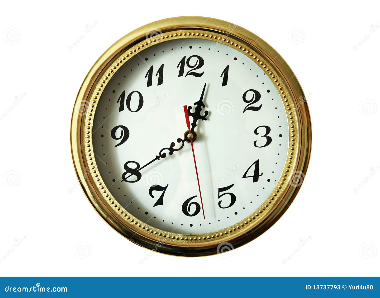 Wall round clock stock image. Image of accuracy, backgrounds - 13737793