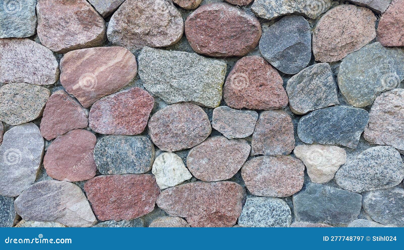 Wall of Round Shaped Granite Blocks Cut in Halves Stock Image - Image ...