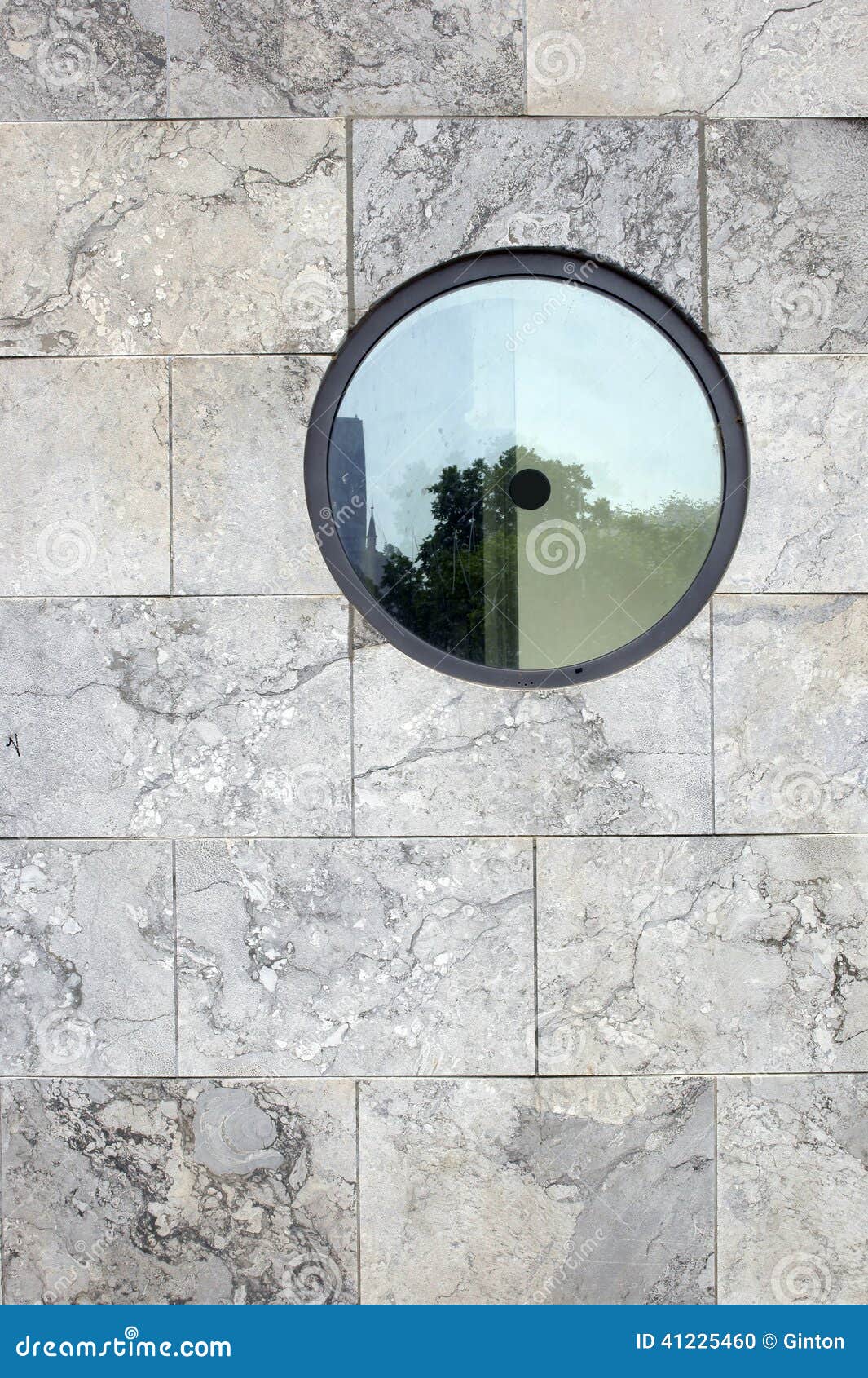 Wall with round window stock photo. Image of texture - 41225460