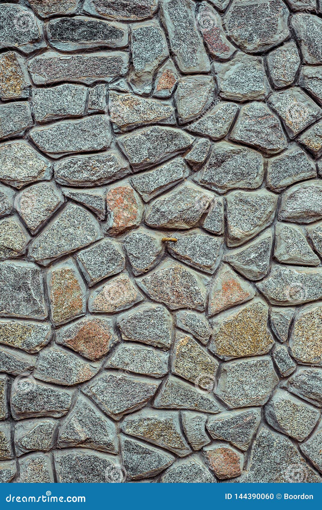 Wall from Rubble Stone of Gray Color. Decorative Texture Uneven Wall ...