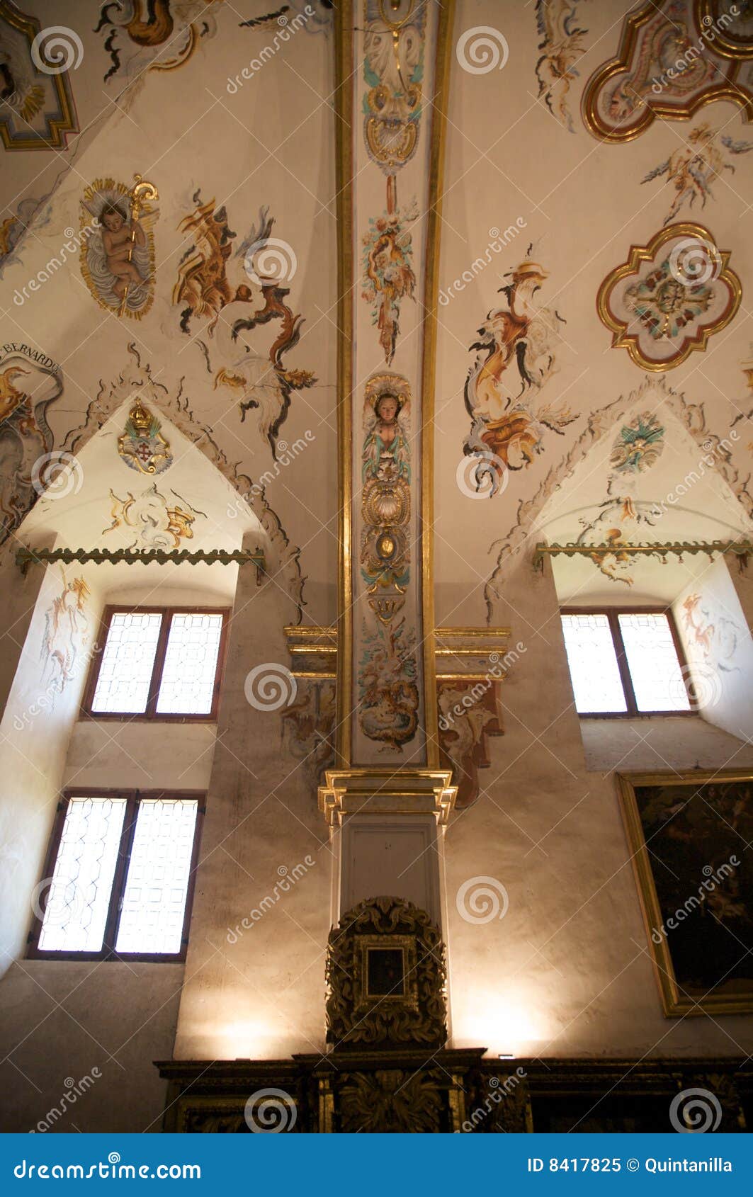 Wall of sacristy stock image. Image of decoration, religion - 8417825