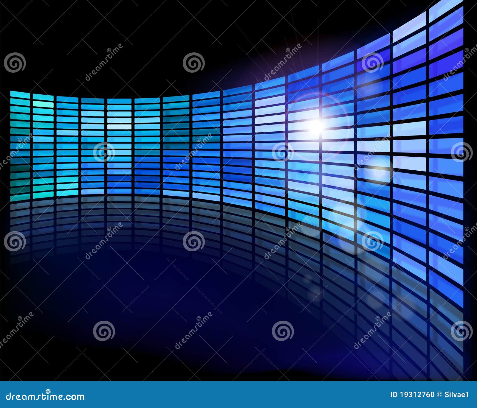 Wall of screens stock vector. Illustration of plasma - 19312760