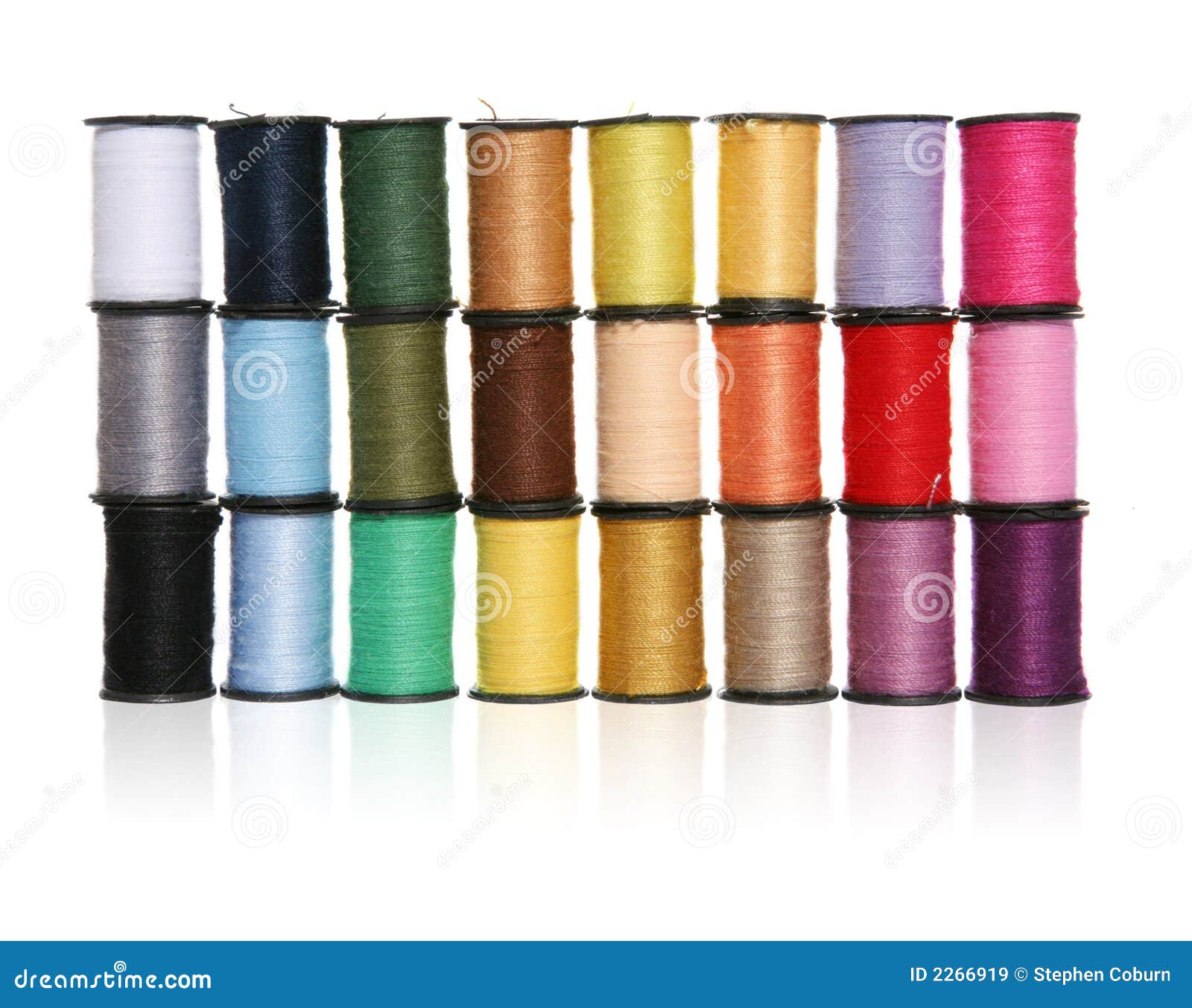 Wall of Sewing Thread stock image. Image of multicolored - 2266919