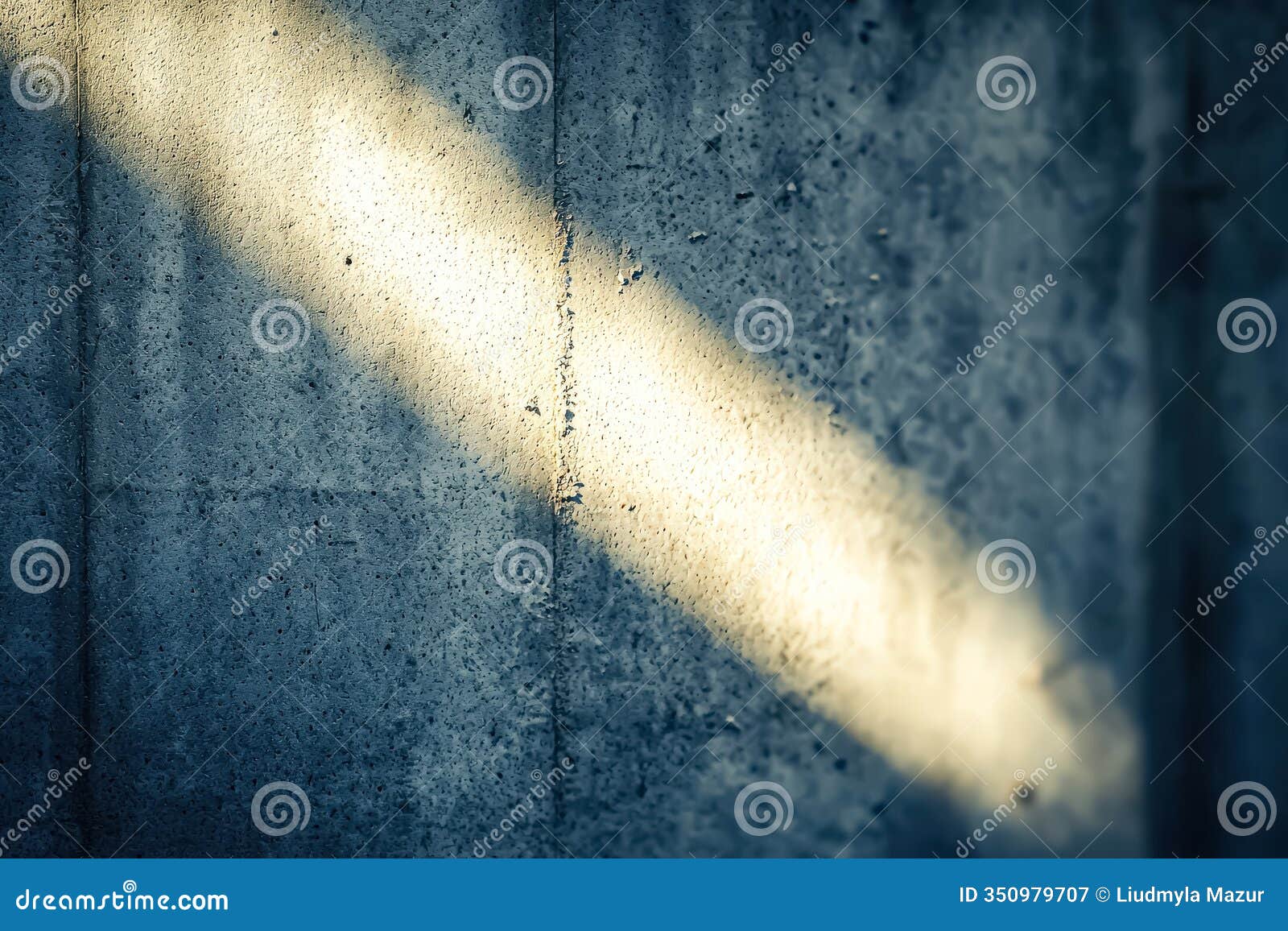 Wall with a Shadow of a Light Shining on it Stock Image - Image of ...