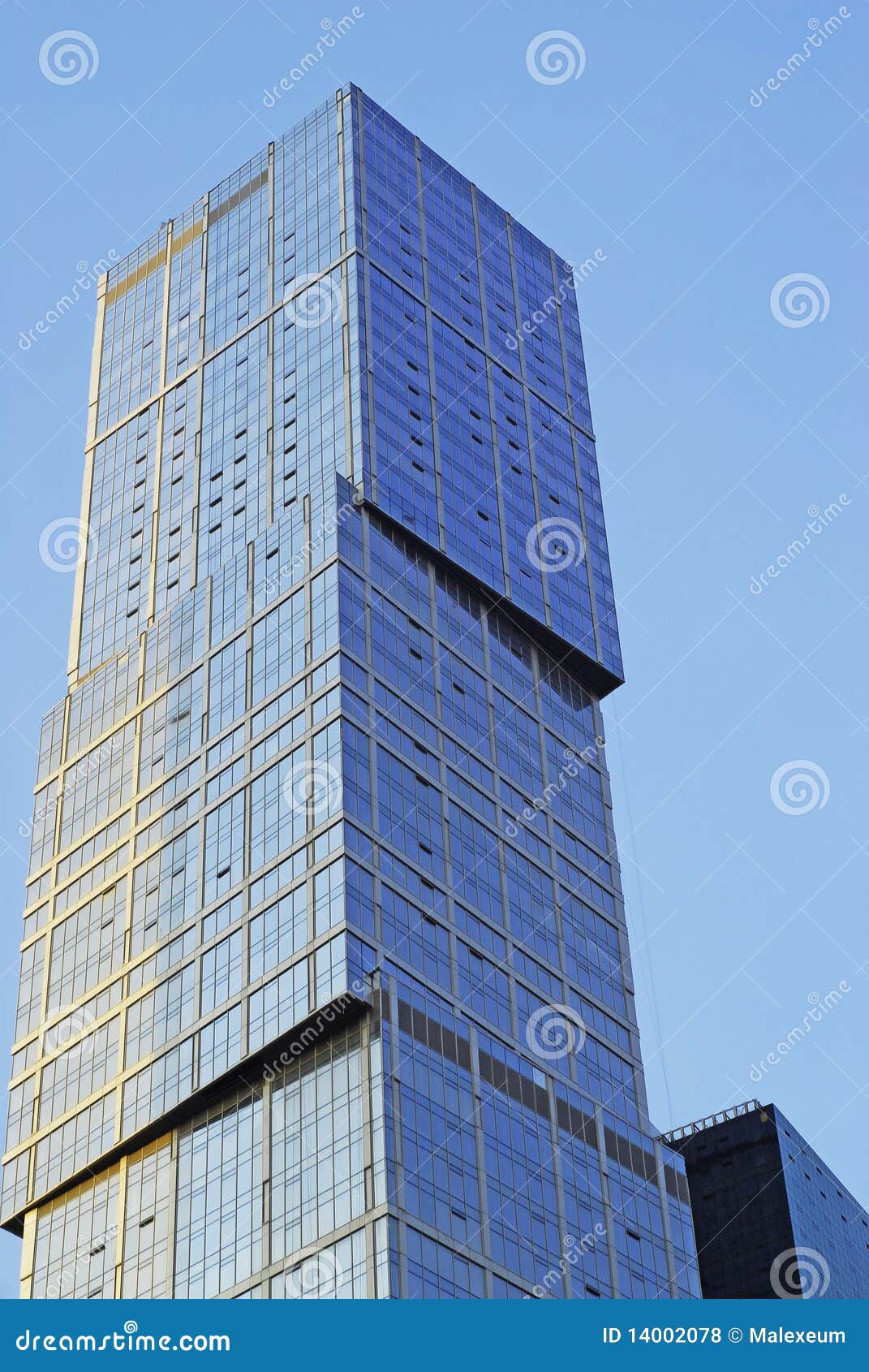 Wall of a skyscraper stock photo. Image of large, modern - 14002078