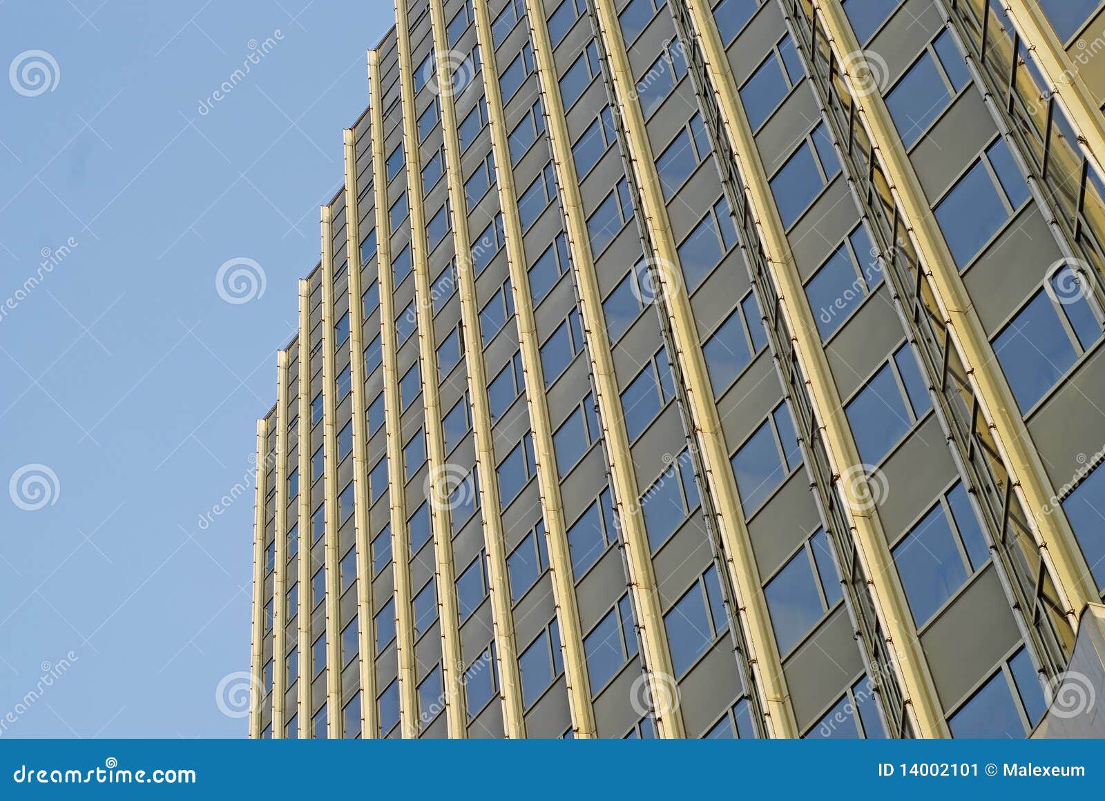 Wall of a skyscraper stock image. Image of squares, design - 14002101
