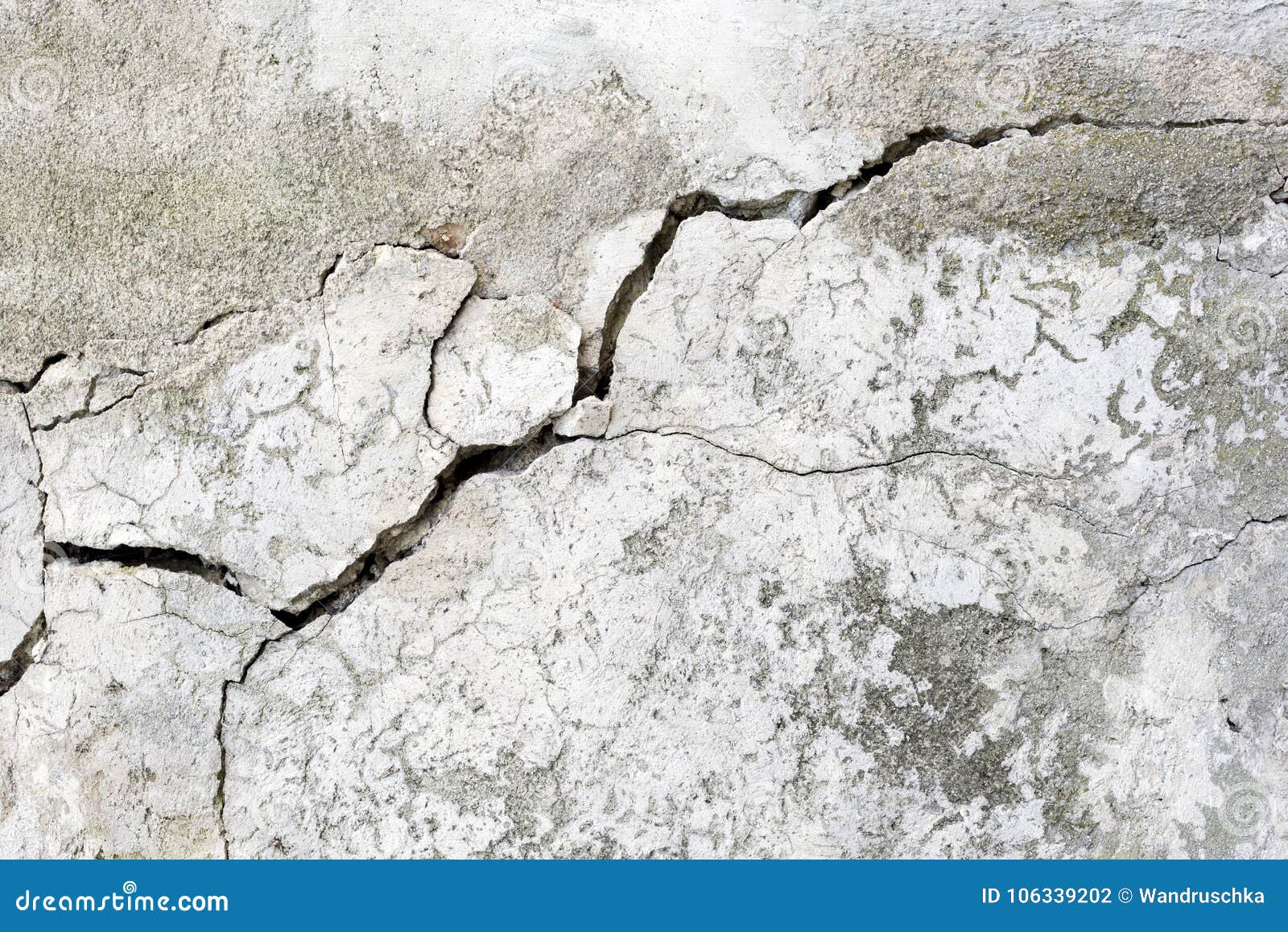 Wall with slit stock photo. Image of material, cracks - 106339202