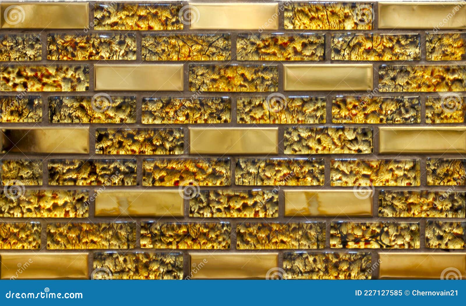 Wall of Small Ceramic Tiles Long Bars Stock Image - Image of kitchen ...