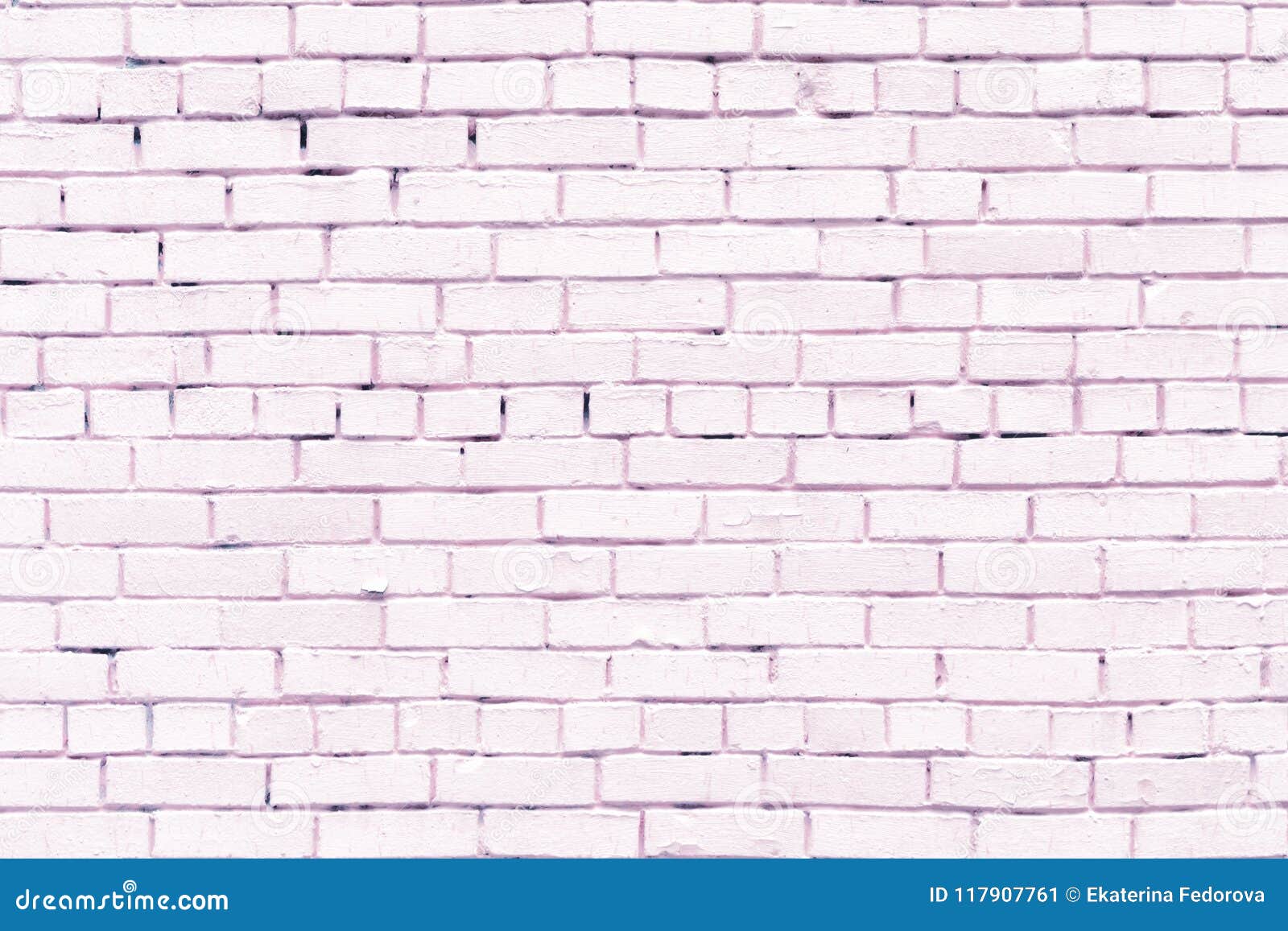 Wall of Small Light-colored Bricks. the Texture of the Brickwork. Blank ...