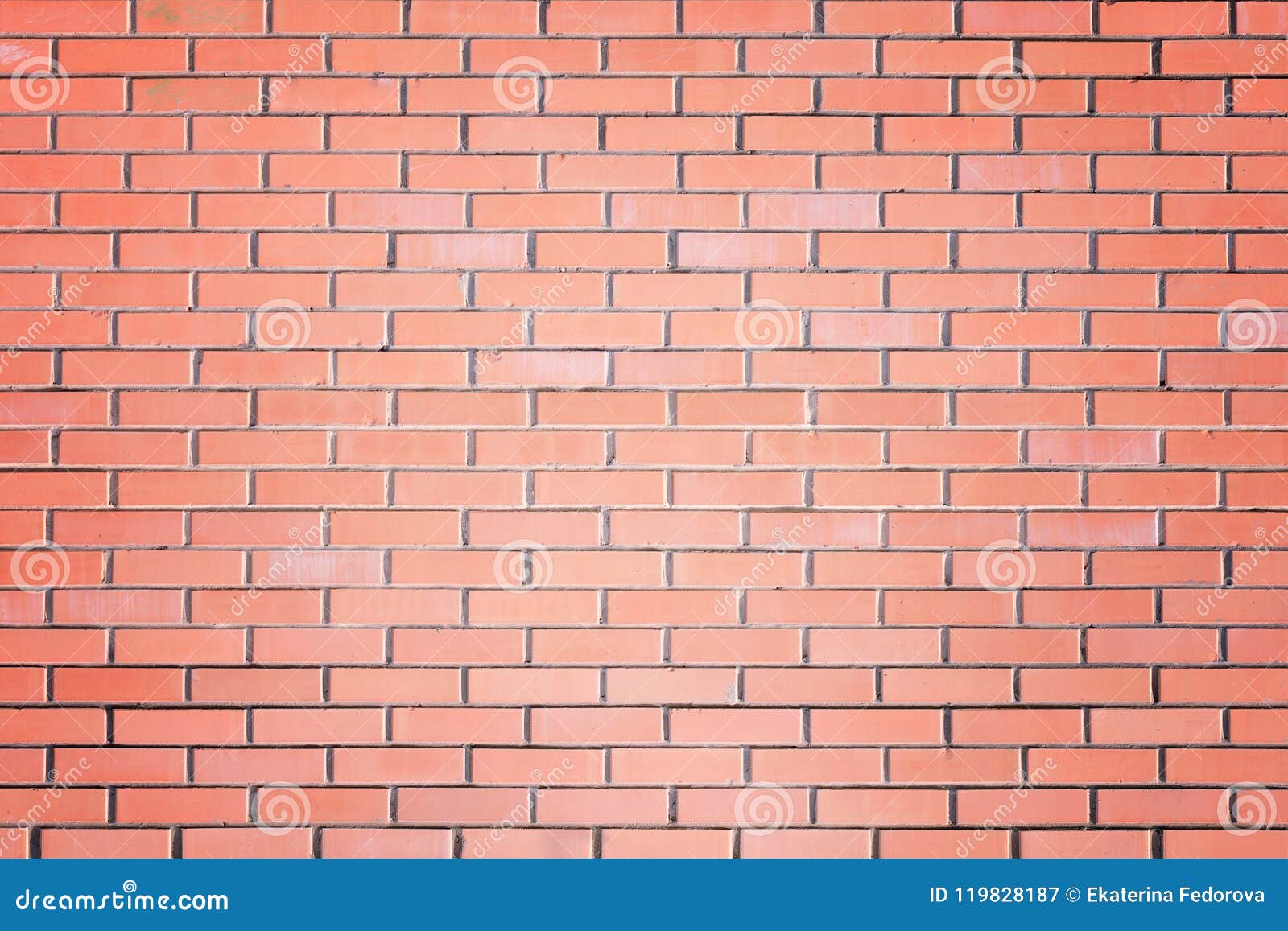 A Wall of Small Red Bricks. the Texture of the Brickwork Stock Image ...