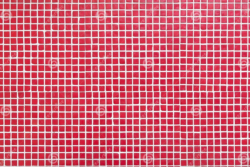 Wall with small red tiles stock photo. Image of modern - 36761690