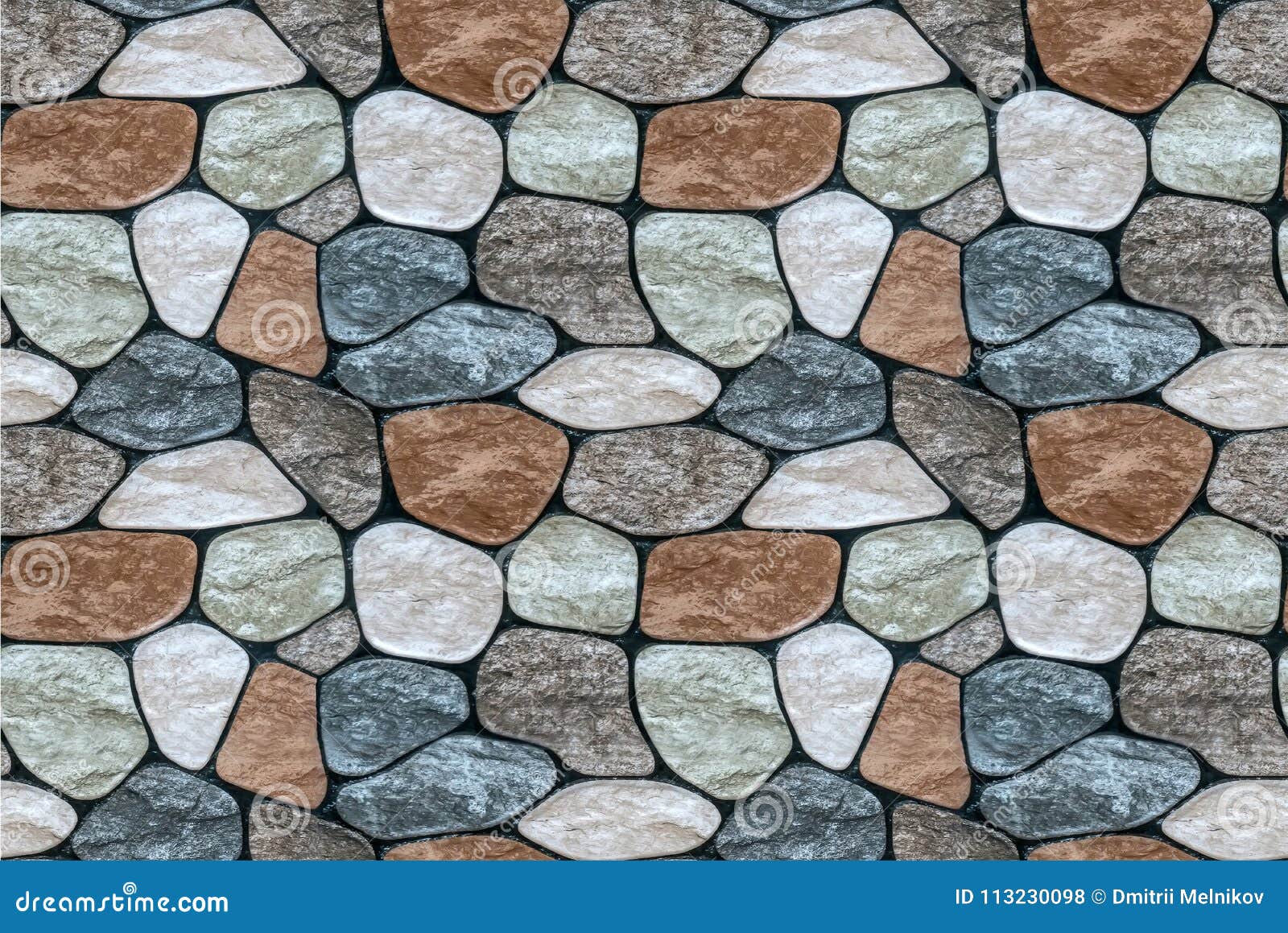 Wall of Small Stone Texture Background Stock Photo - Image of outdoor ...