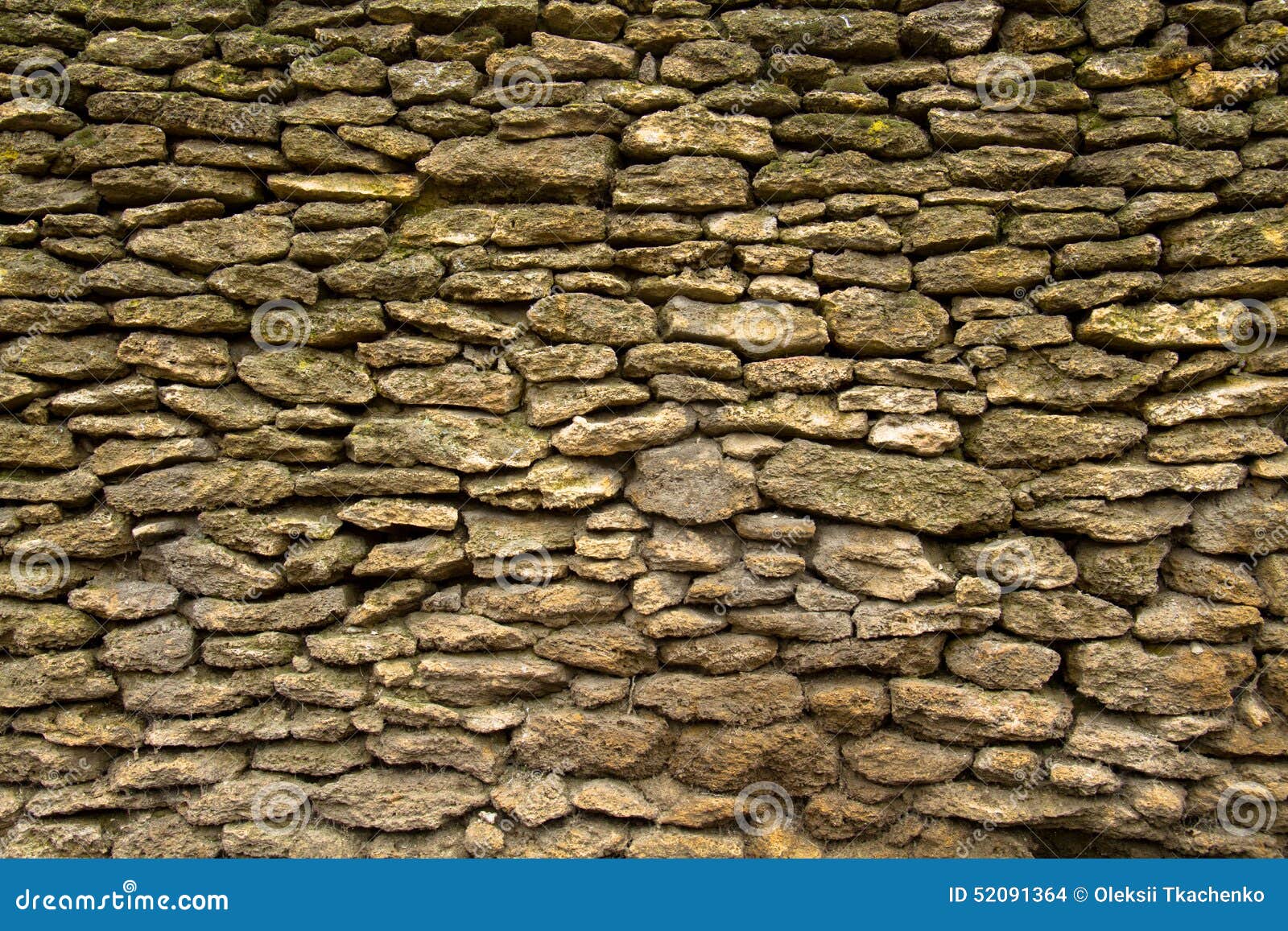 Wall of small stones stock photo. Image of small, limestone - 52091364