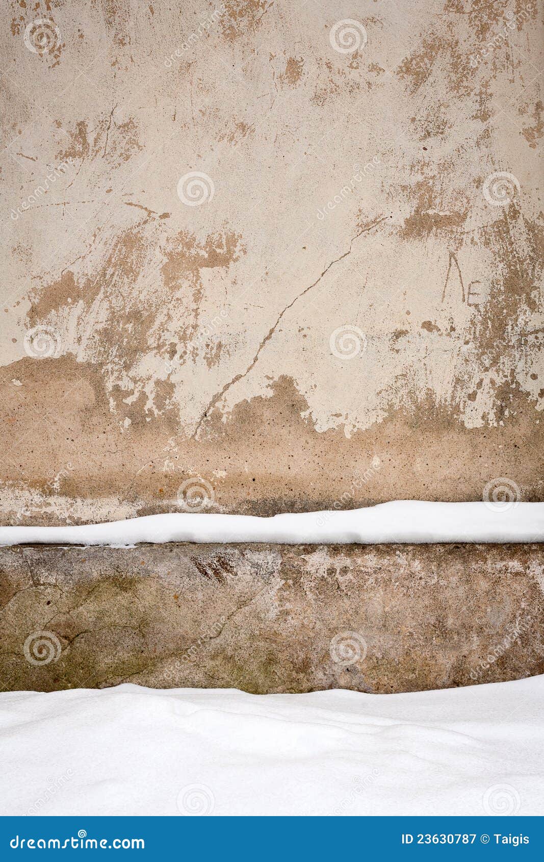 Wall and snow stock image. Image of brick, architecture - 23630787