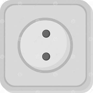 Wall socket cartoon stock vector. Illustration of socket - 322664079
