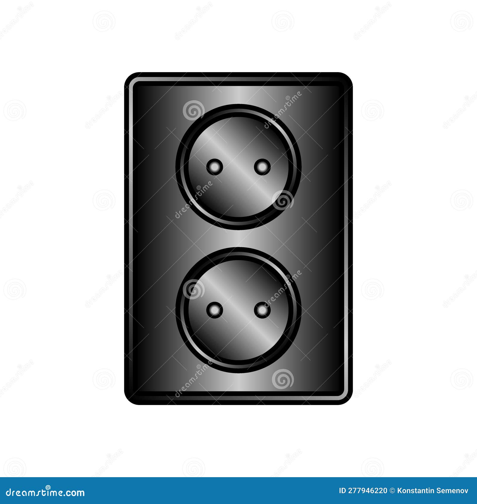 Wall socket icon on white stock vector. Illustration of grey - 277946220 Wall socket icon on white stock vector. Illustration of grey - 277946220