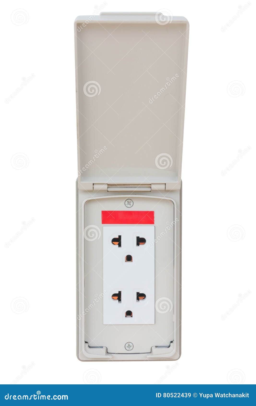 Wall socket stock image. Image of wall, plug, wires, plugged - 80522439