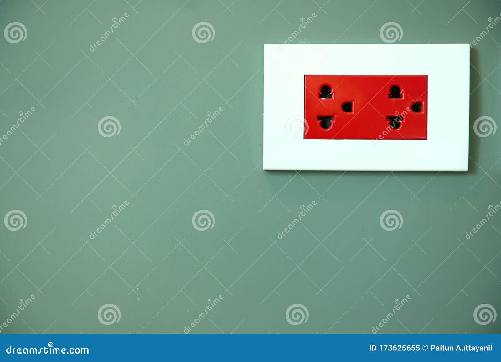 Wall socket stock image. Image of arrangement, border - 173625655