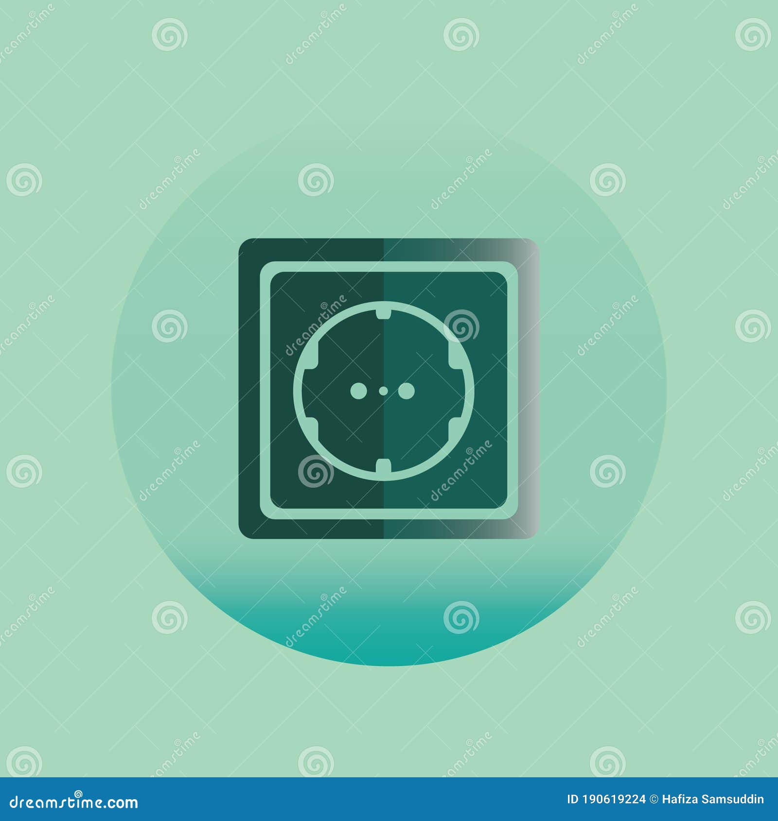 Wall Socket. Vector Illustration Decorative Design Stock Vector ...