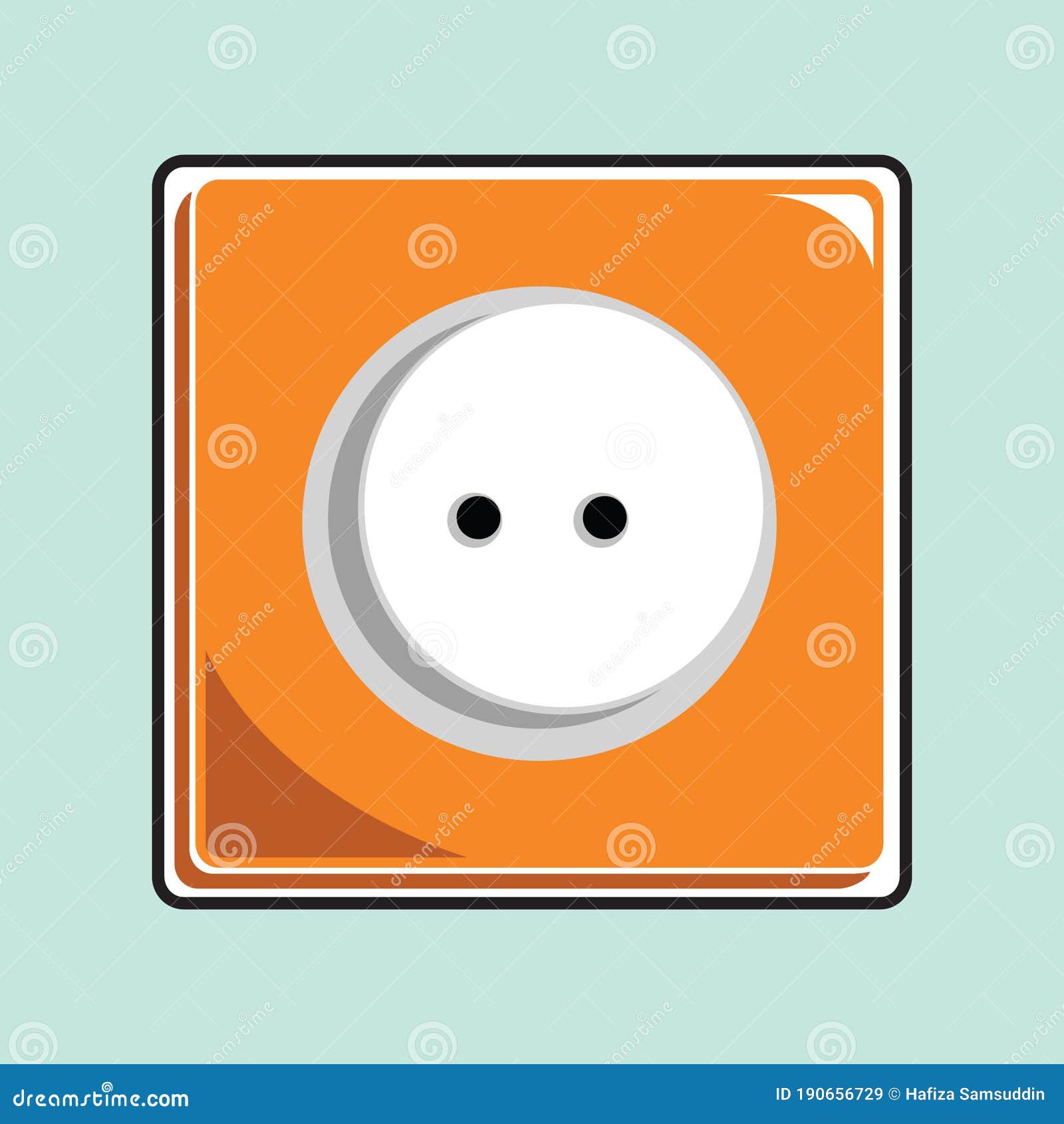 Wall Socket. Vector Illustration Decorative Design Stock Vector ...