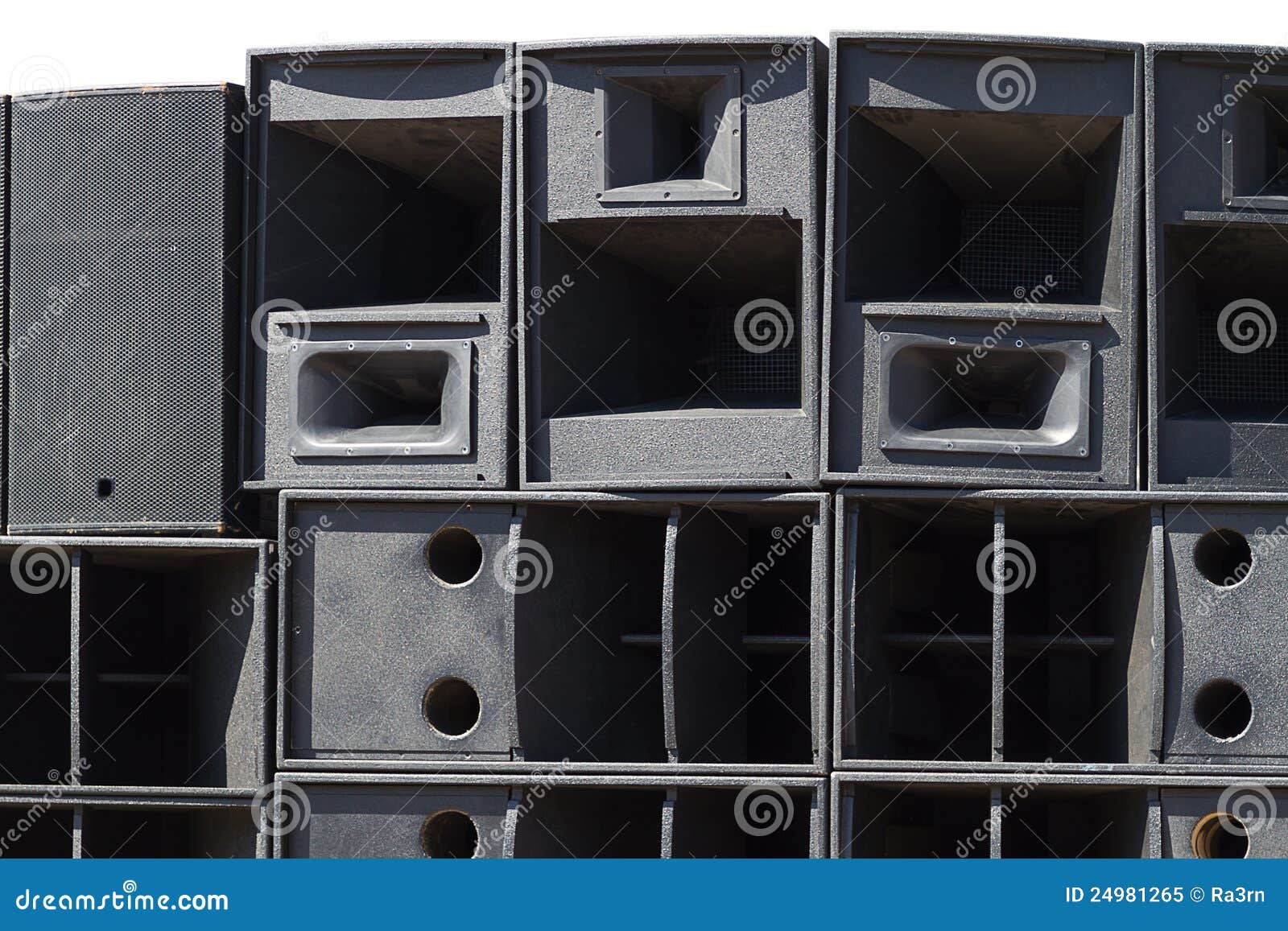 Wall of Sounds stock image. Image of membrane, textured - 24981265