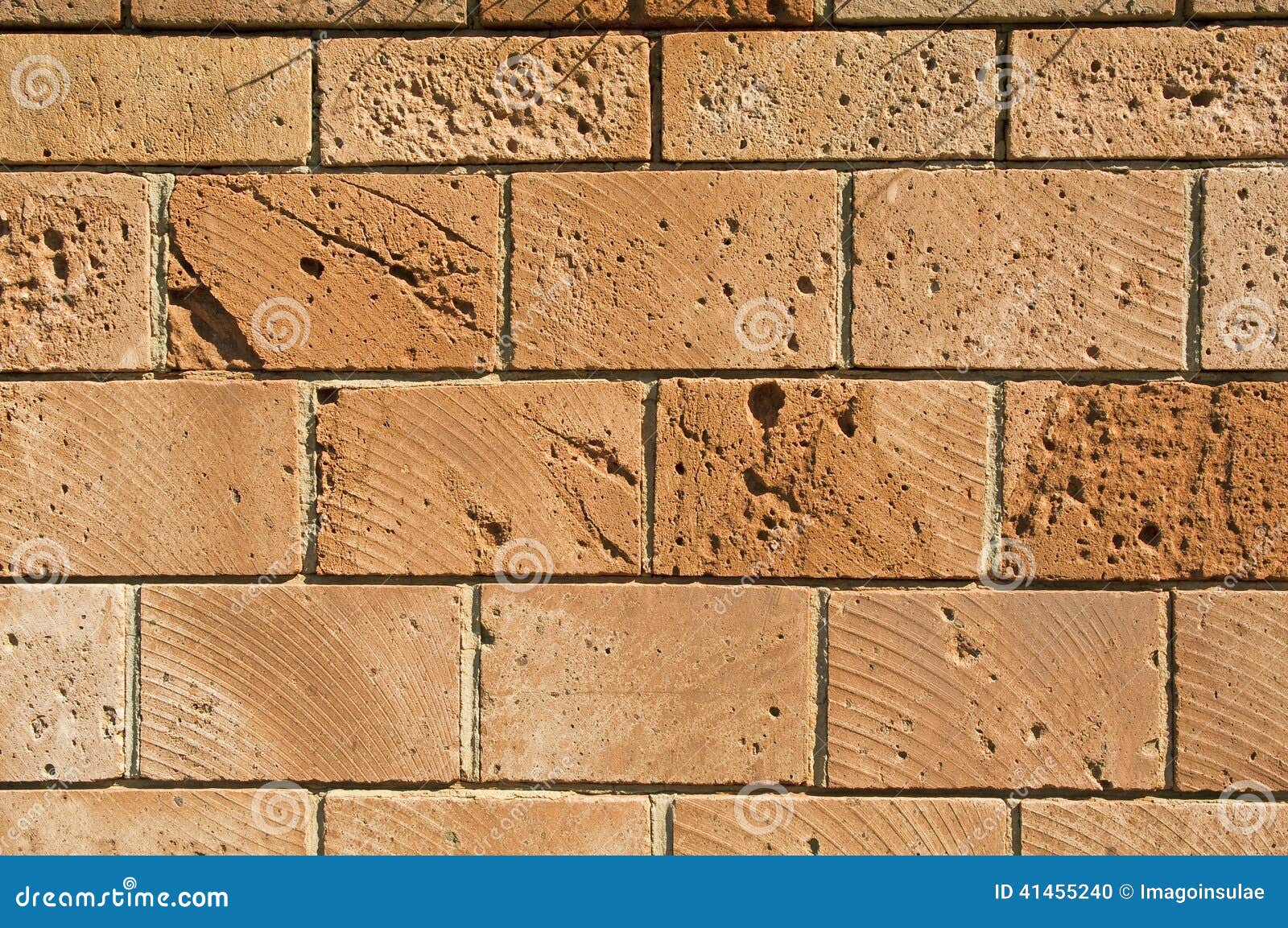 Wall of Squared Blocks Stone Stock Photo - Image of building, sand ...