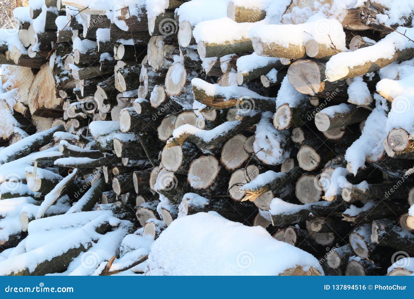 Wall of Stacked Logs and Branches Stock Photo - Image of workpiece ...