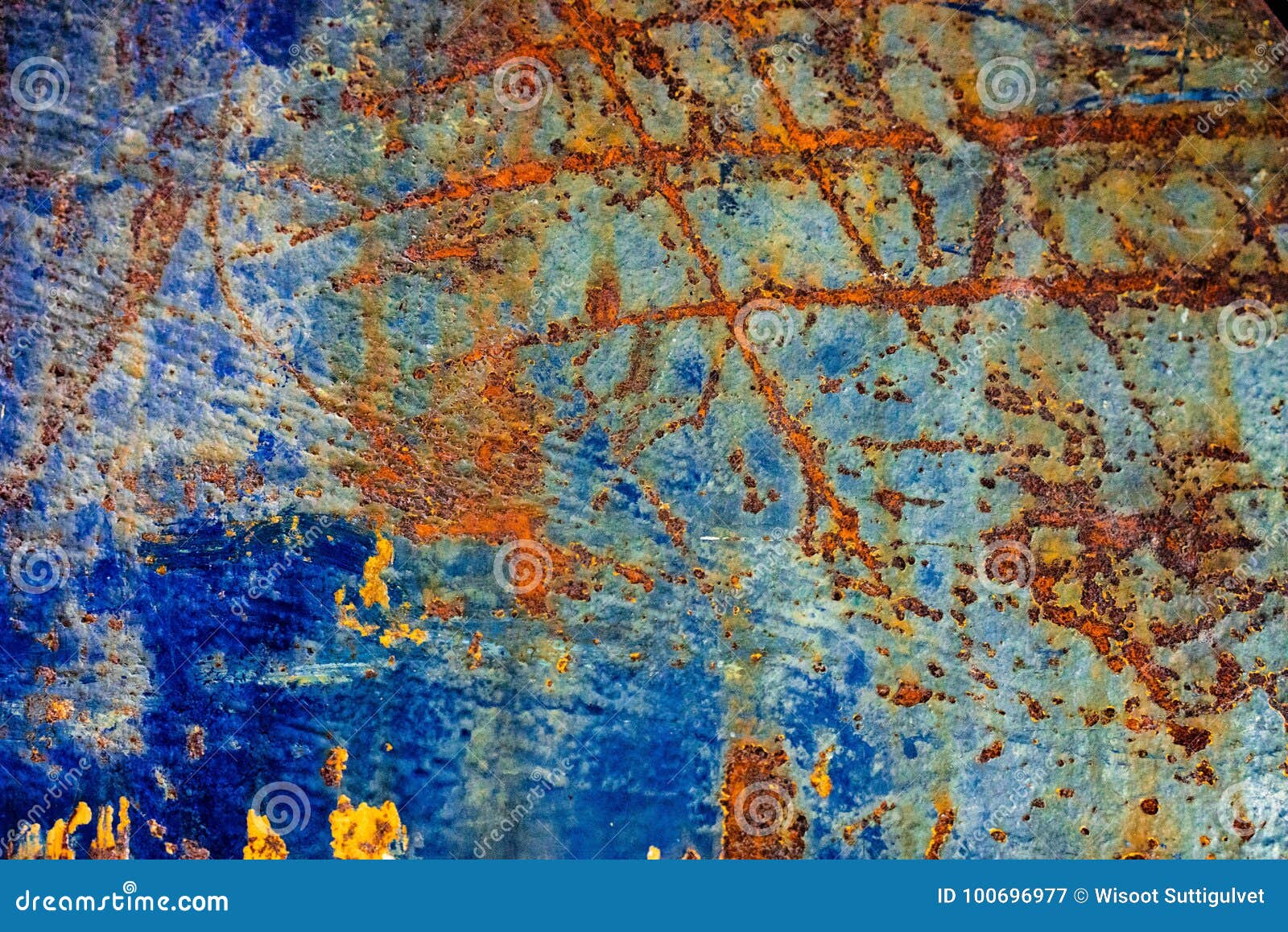Wall Steel Rusty Texture Background Stock Image - Image of block ...