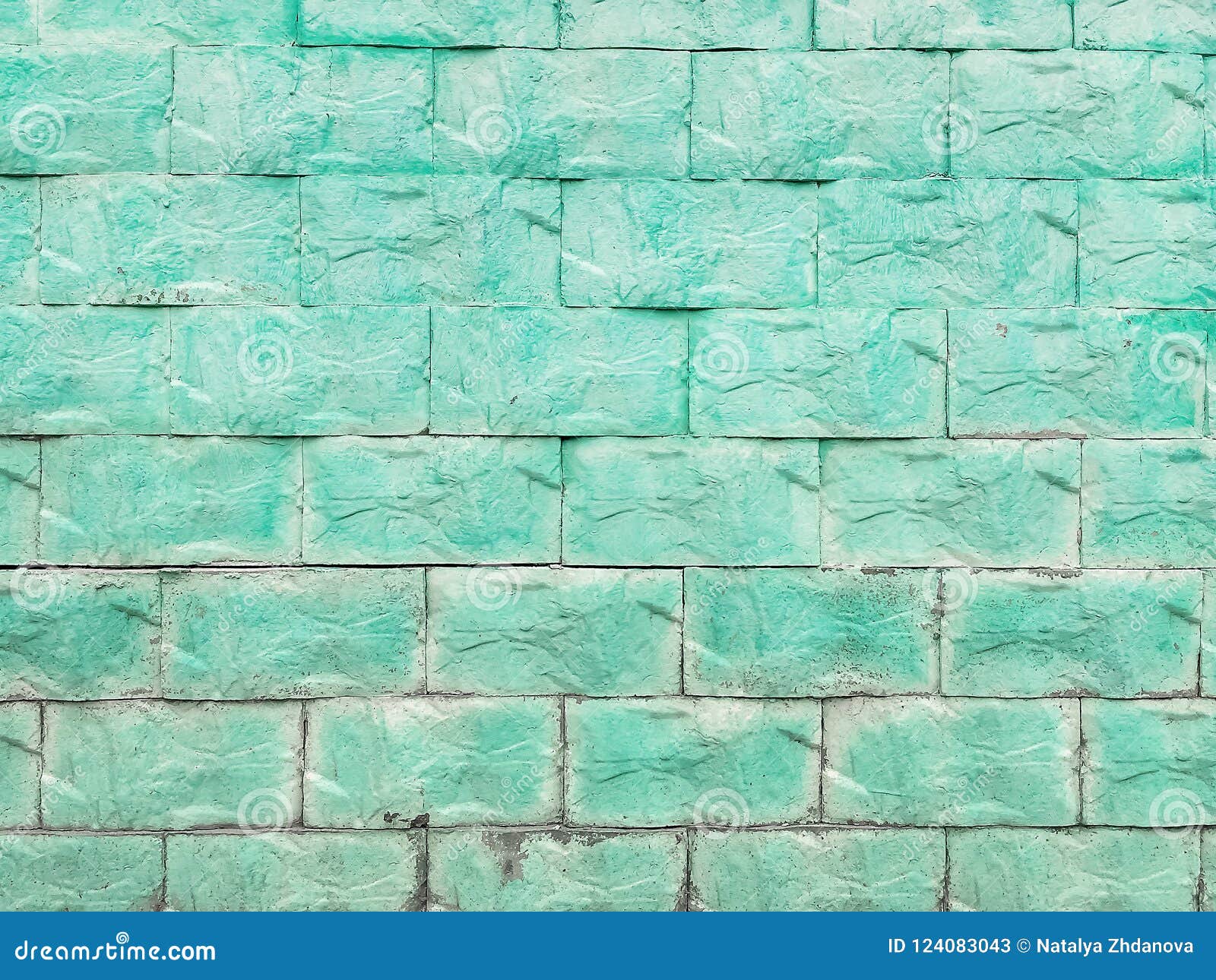 Wall of Stone, Green Color, Texture, Background Stock Image - Image of ...