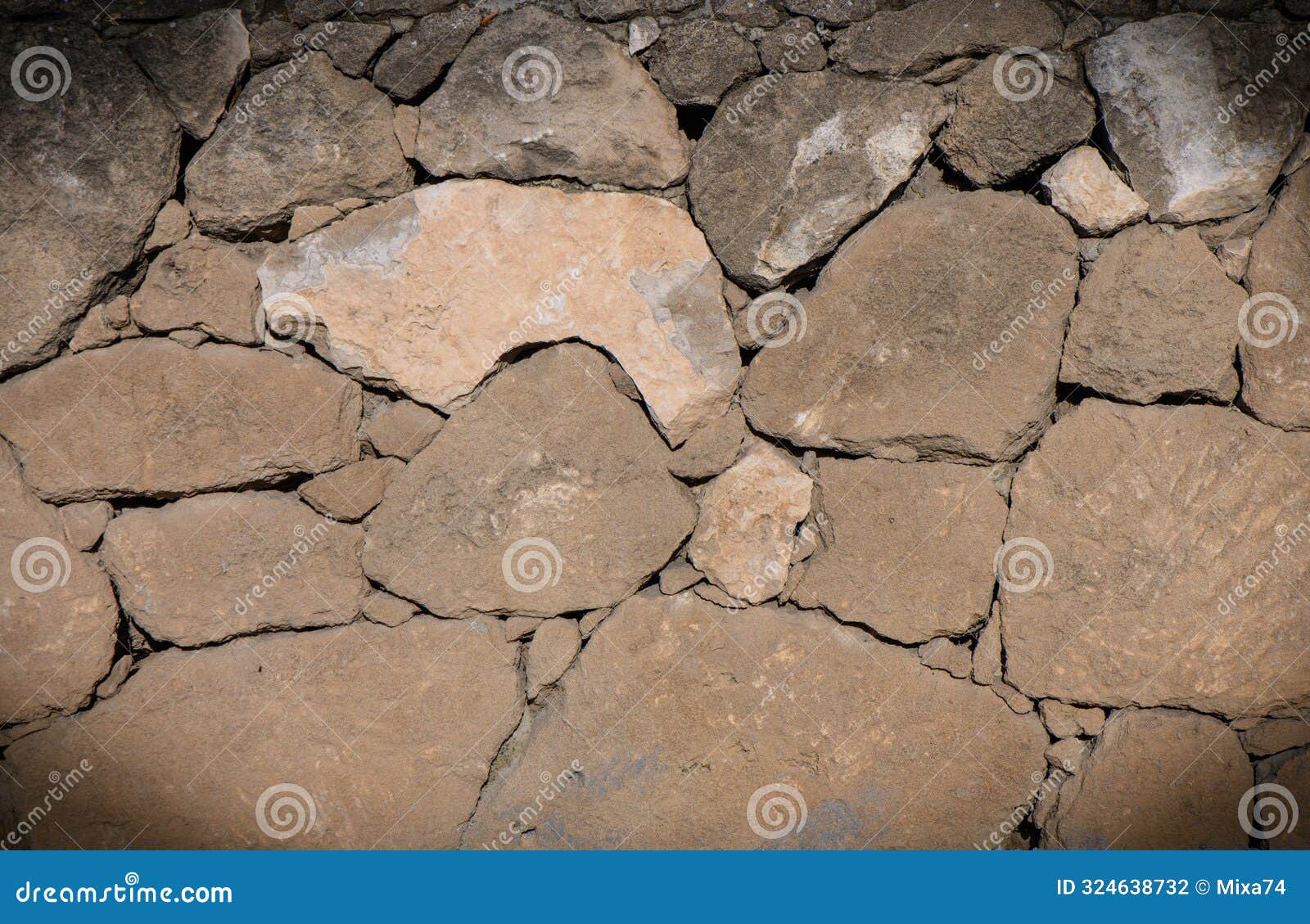Grey Stone Dark Wall of Medieval Horizontal Stones Facade Background 2 ...