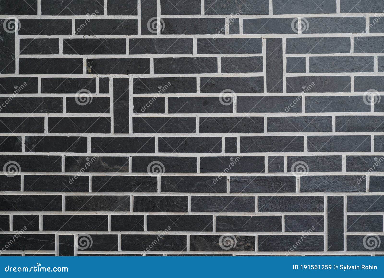 Wall Stones Dark Grey Black Brick Stone Wall Fine Brickwork Background ...