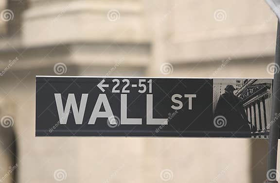 Wall Stree editorial stock image. Image of exchange, pyramid - 208109